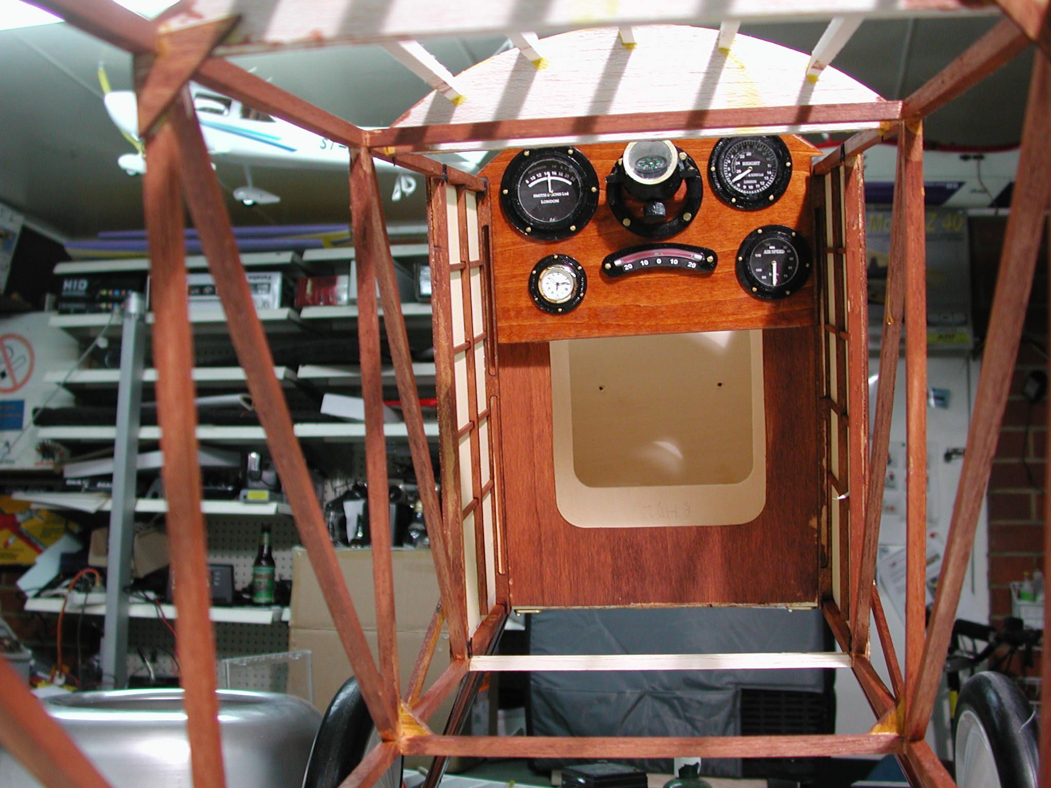 Sopwith Pup Instrument Panel and Le Rhone WW1 Engine (dummy Engine for ...