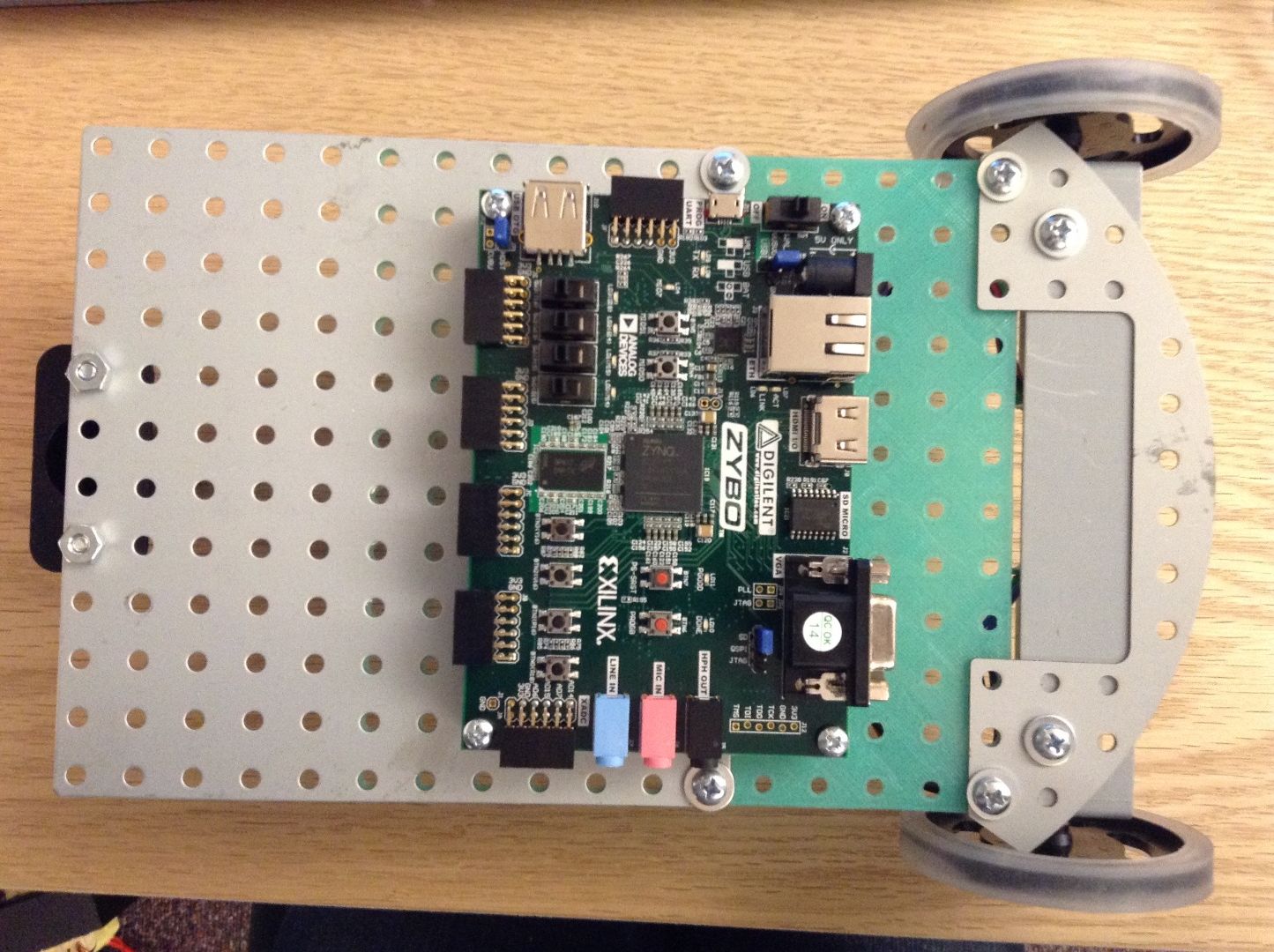 Setting Up the Zybot - Hardware : 28 Steps (with Pictures) - Instructables