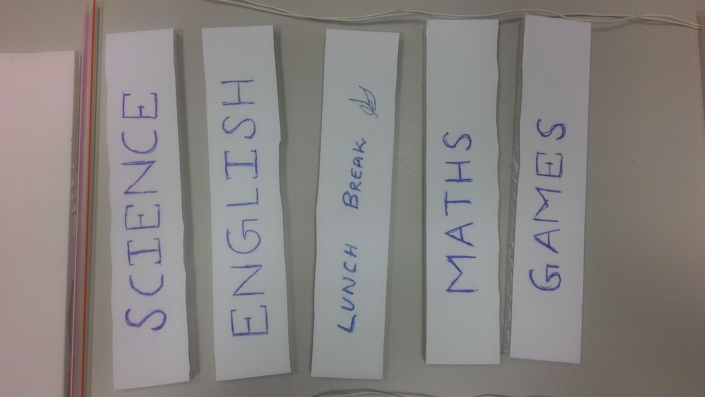 Convertible Timetable and Calendar for Classroom - Instructables