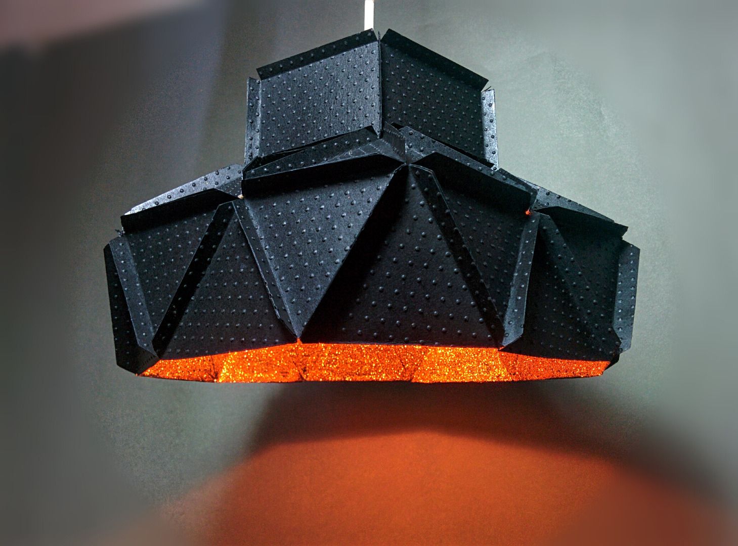 How to Create a Glittery Metal Lamp Using Paper : 11 Steps (with ...