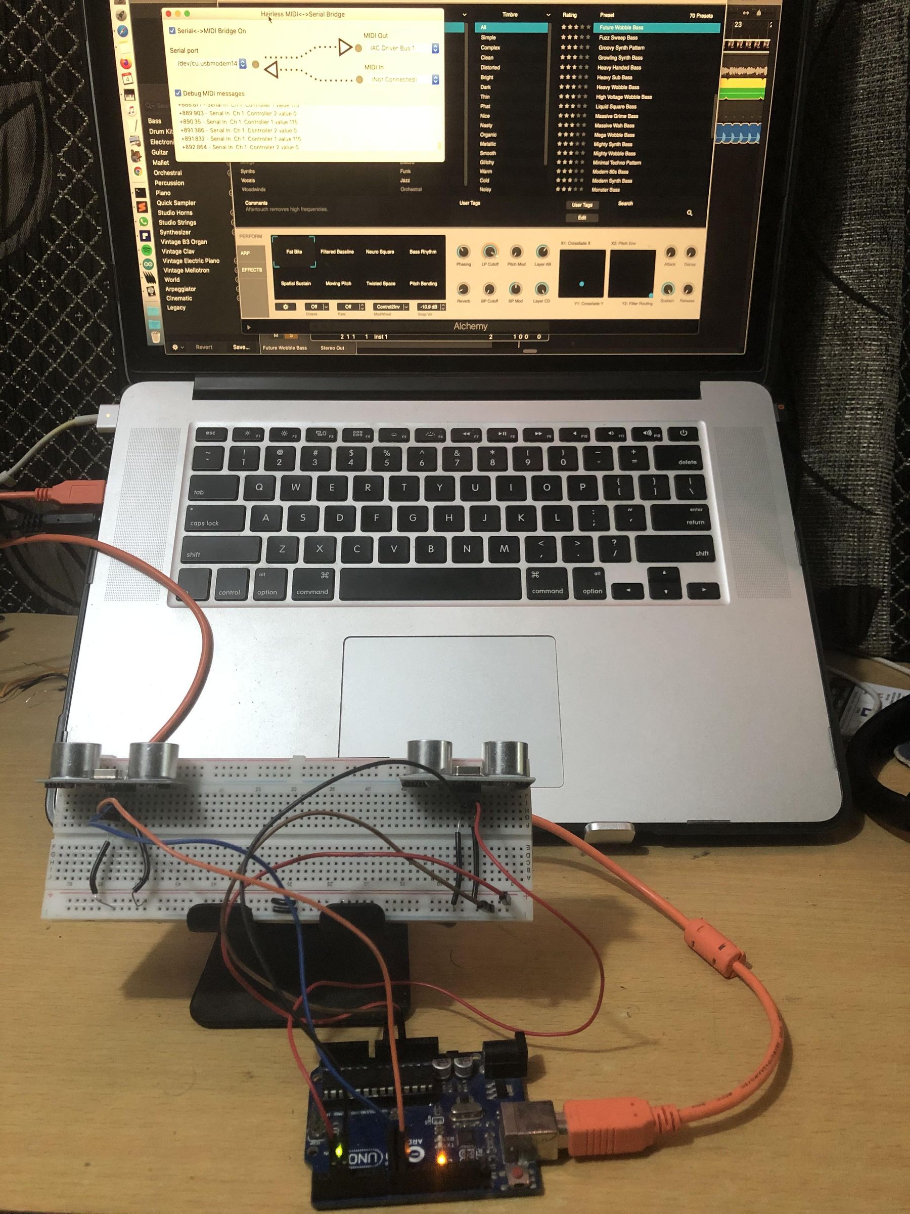 AirMIDI - Hand Motion MIDI Controller Using Arduino : 6 Steps ...