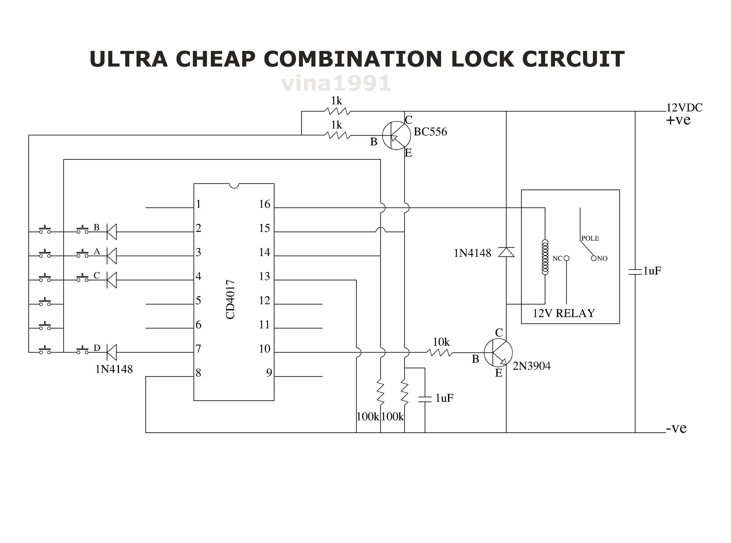 DIY ULTRA CHEAP COMBINATION LOCK : 6 Steps (with Pictures) - Instructables
