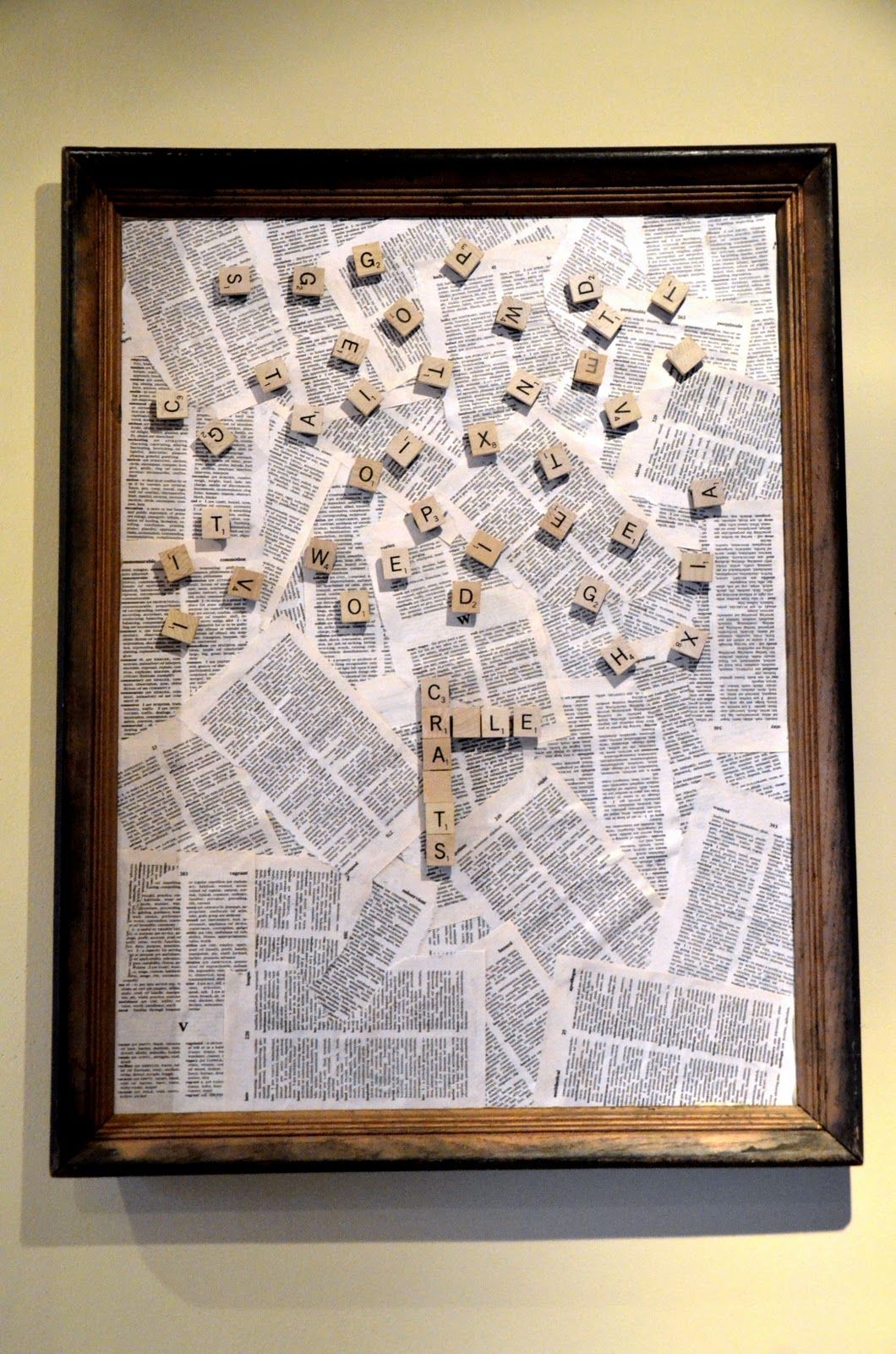 Playable Scrabble Wall Art Tutorial : 6 Steps (with Pictures ...