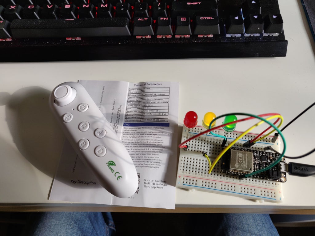 Esp32 Bluetooth Ble Remote Control 8 Steps Instructables