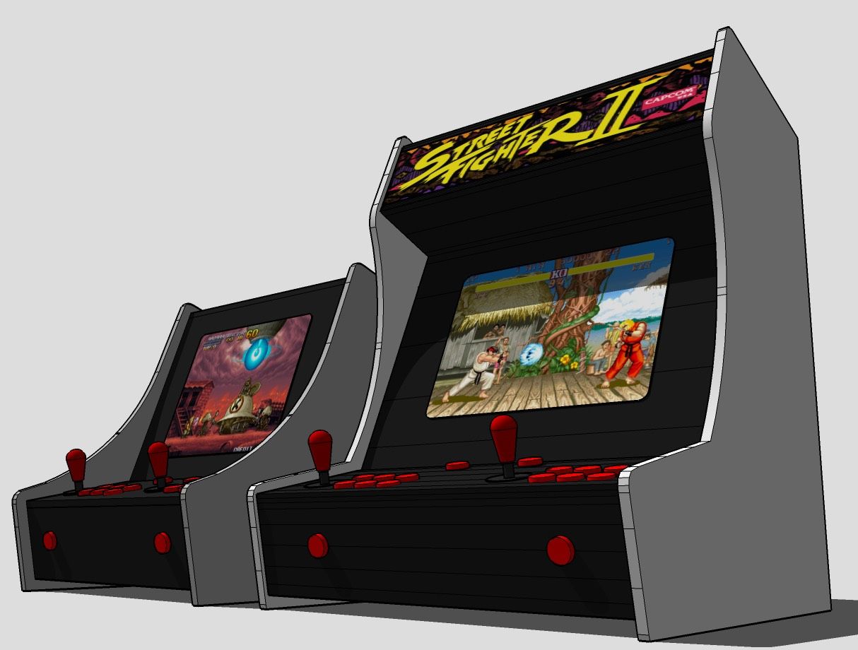Tabletop Arcade Machine Basic @ Premium Models - Instructables