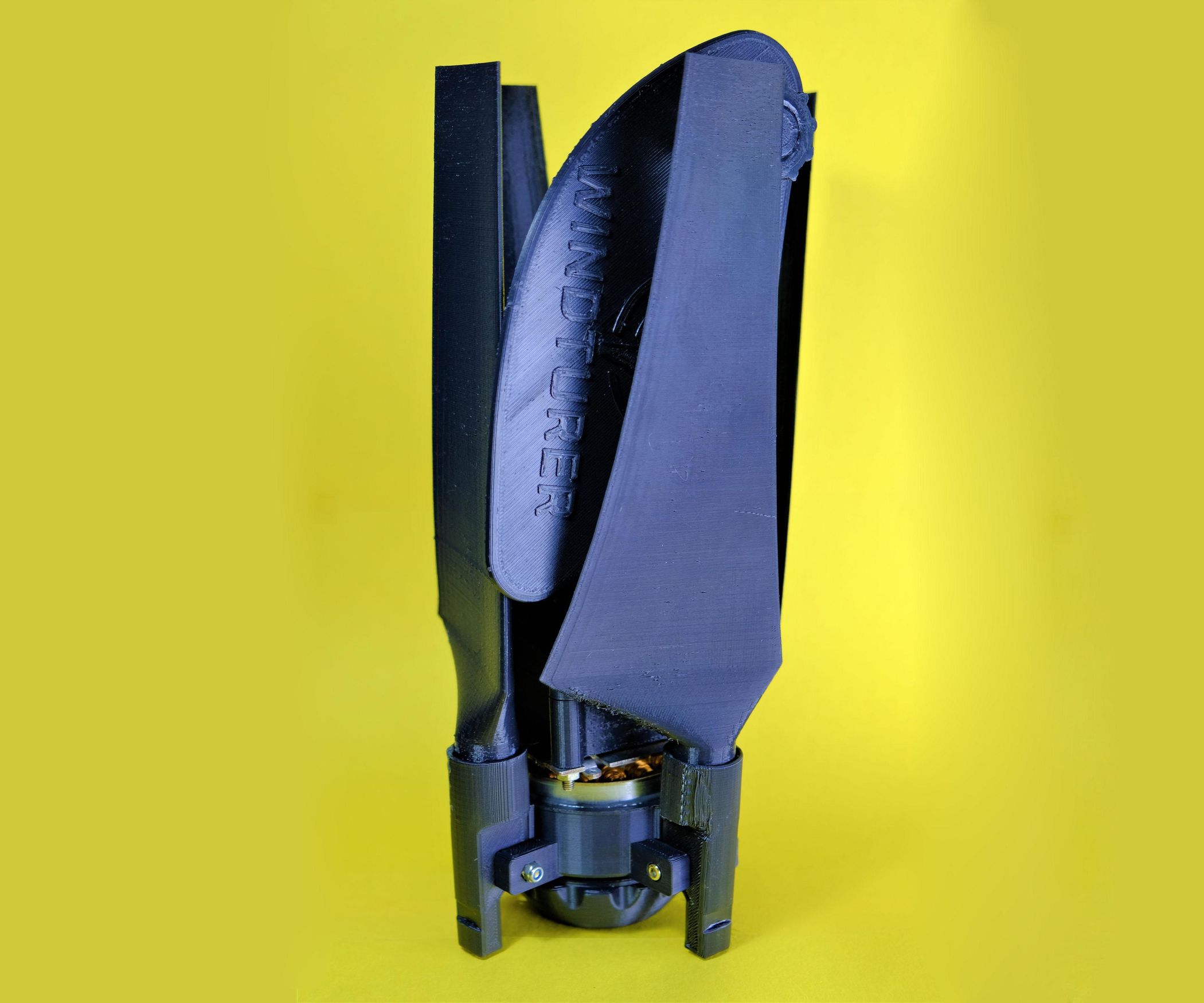 WINTURER: a Portable NP-F Battery Charger Wind Turbine : 16 Steps (with ...