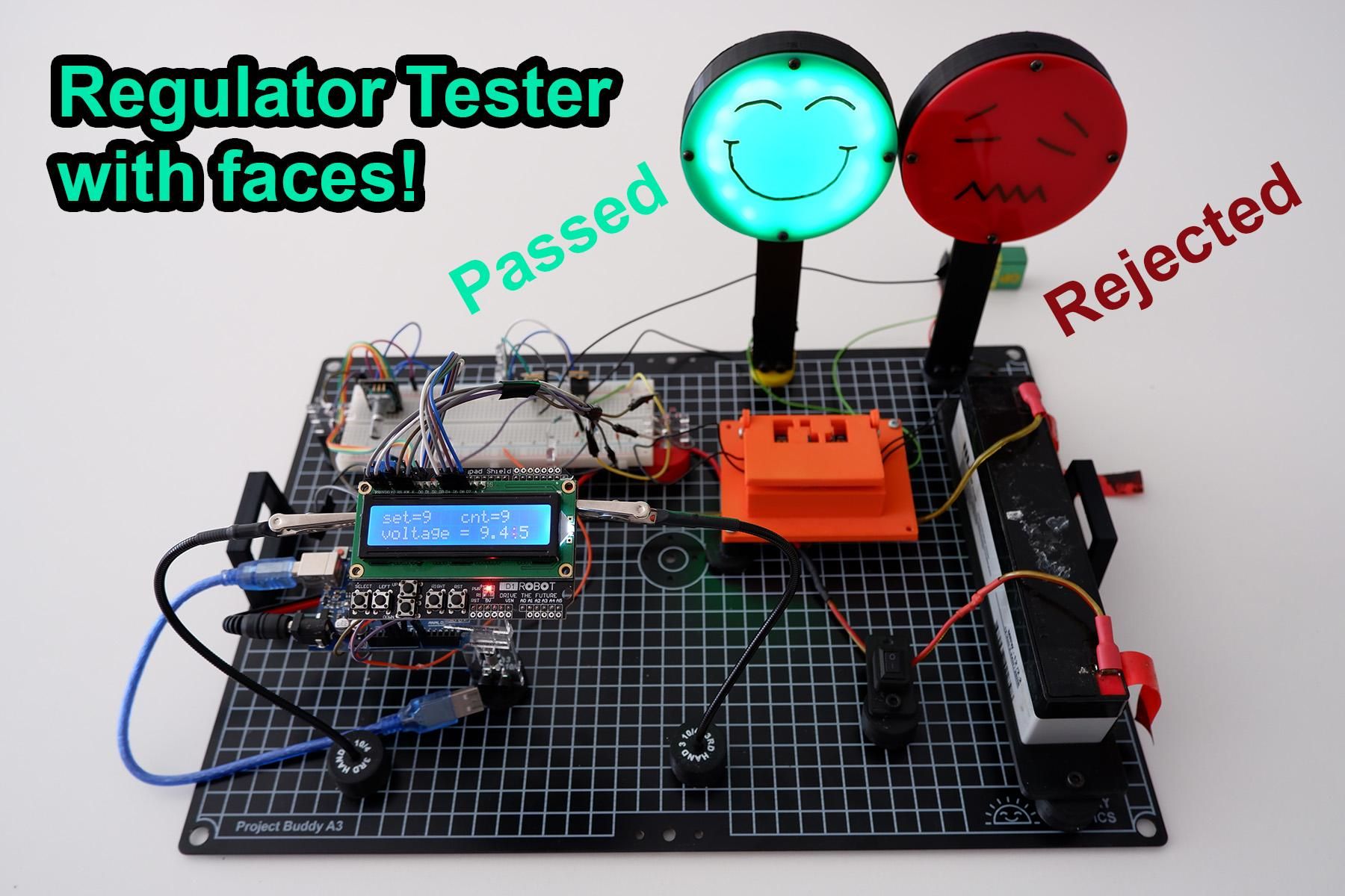 Regulator Tester With Faces : 3 Steps - Instructables