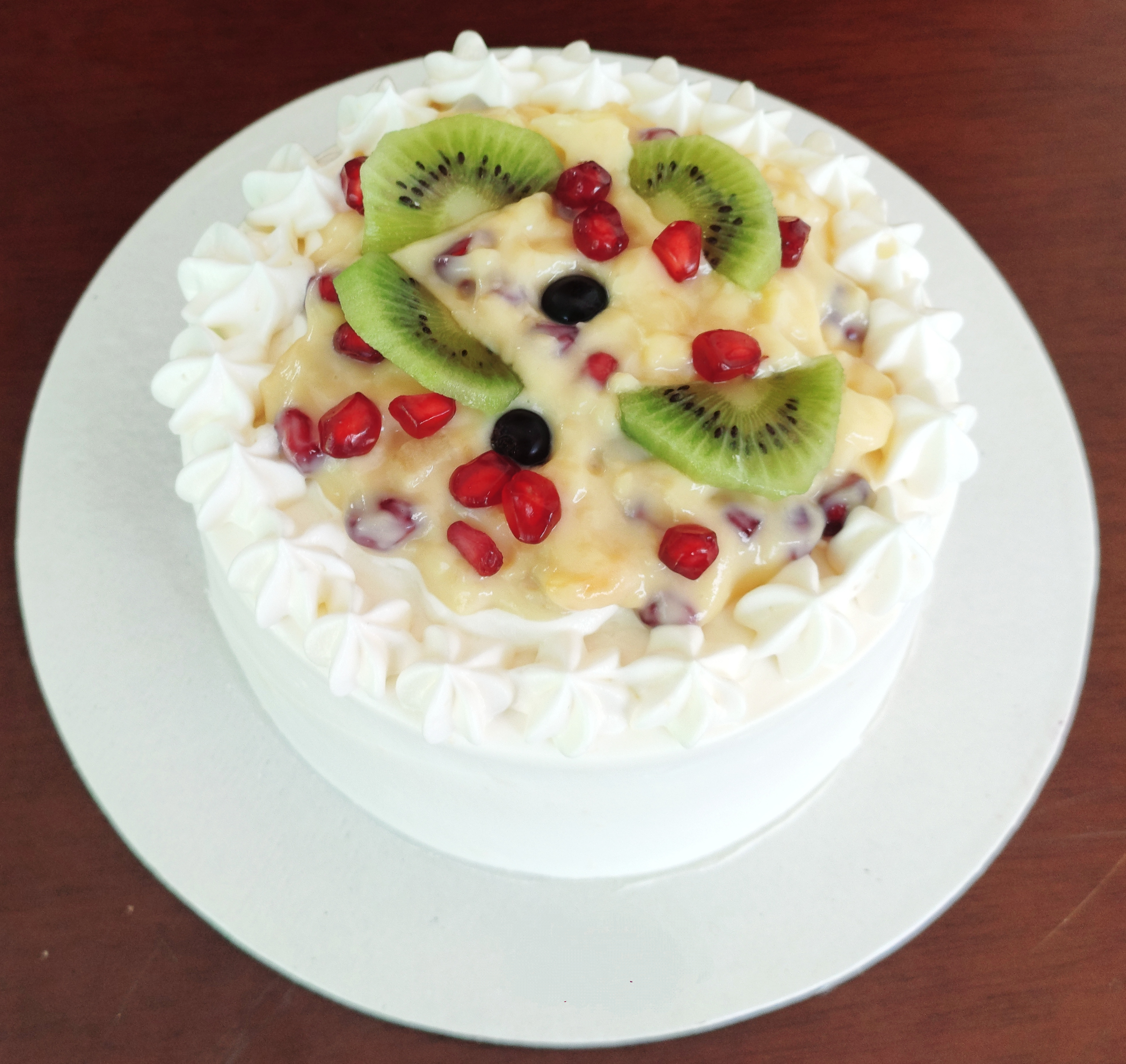 Fruit Custard Layer Cake : 13 Steps (with Pictures) - Instructables