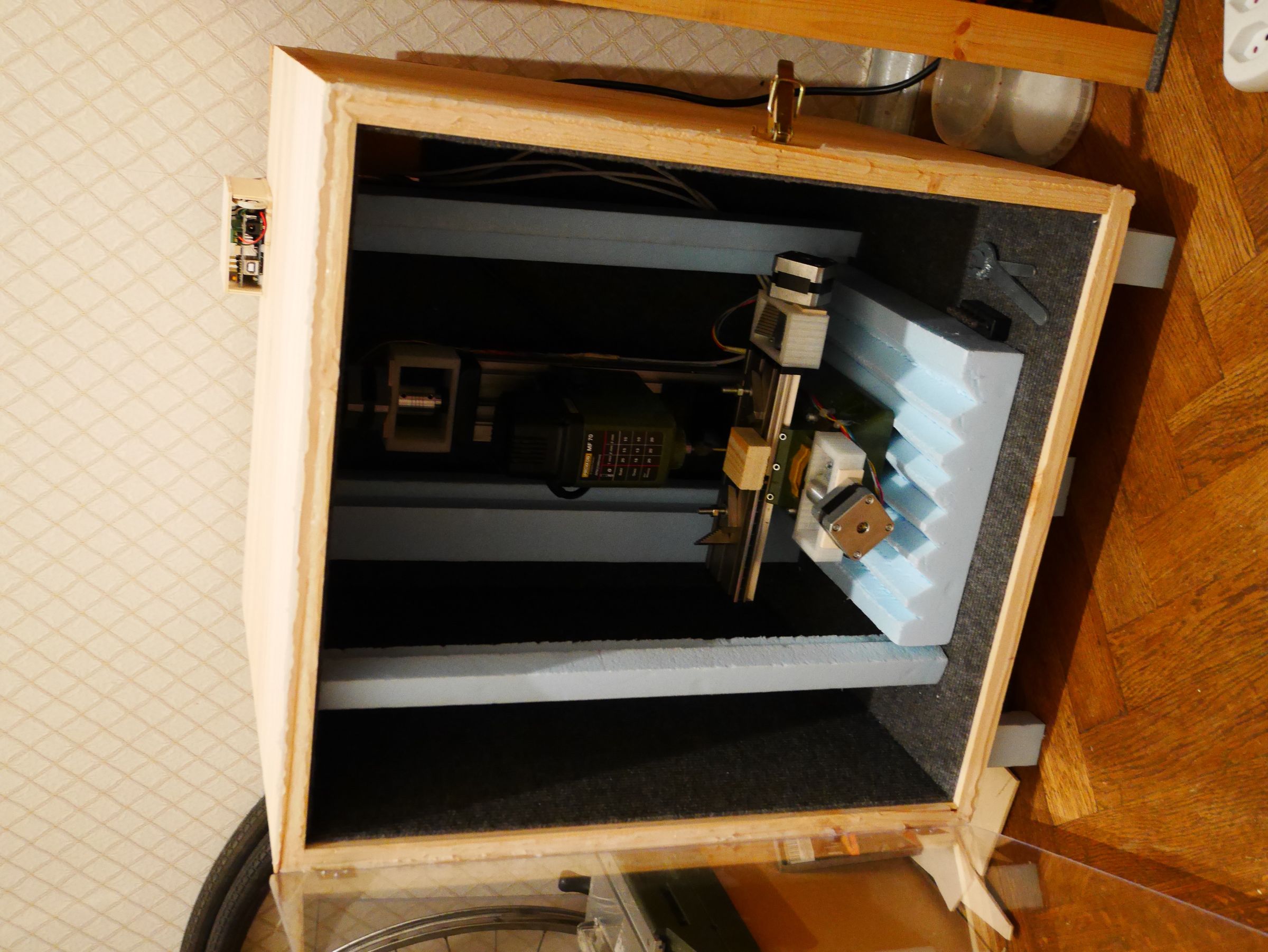 Soundproof Enclosure for CNC Machine (proxxon Mf70) : 5 Steps (with ...