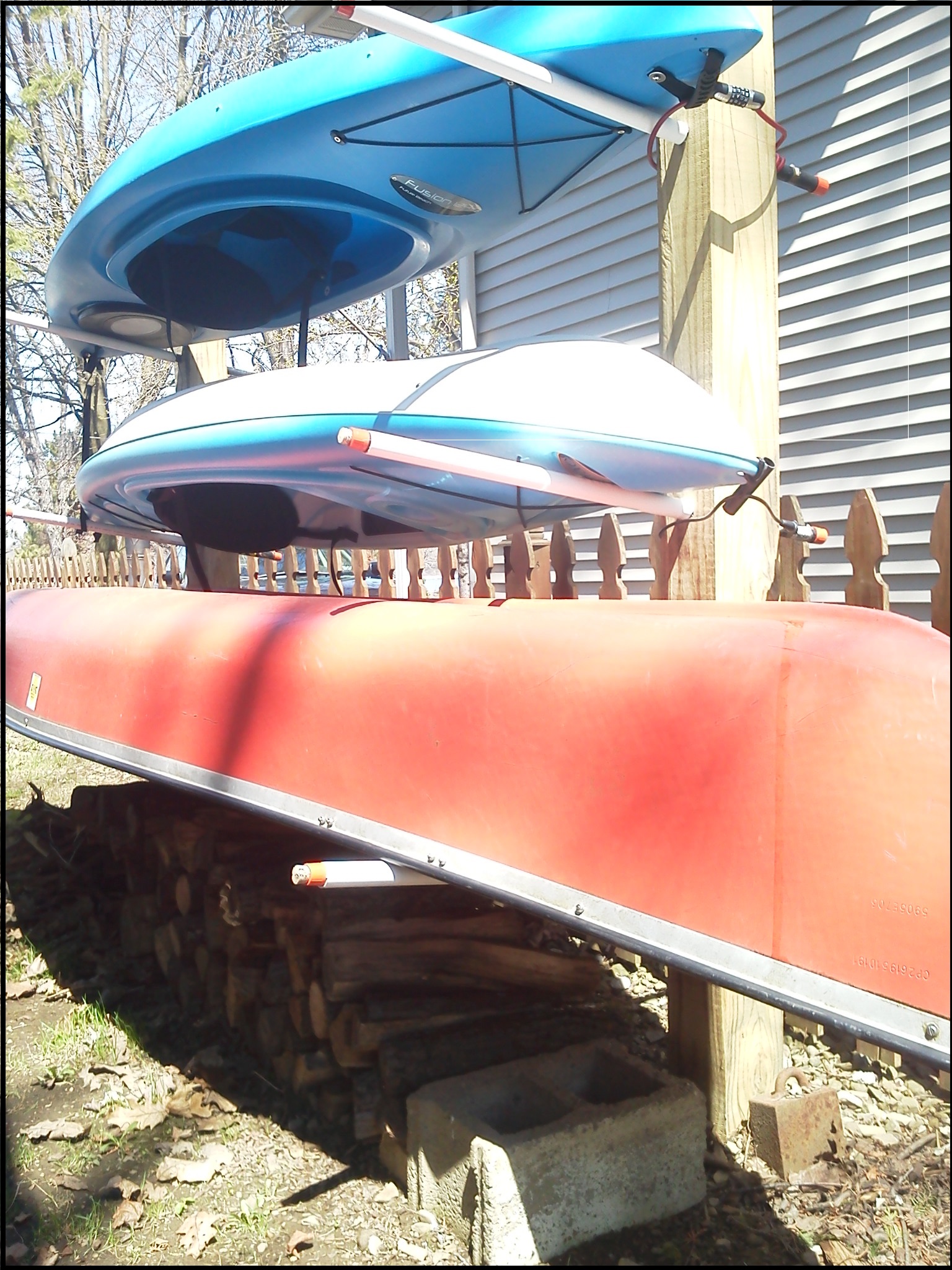 Kayak/Canoe Rack + Wood Storage - Instructables