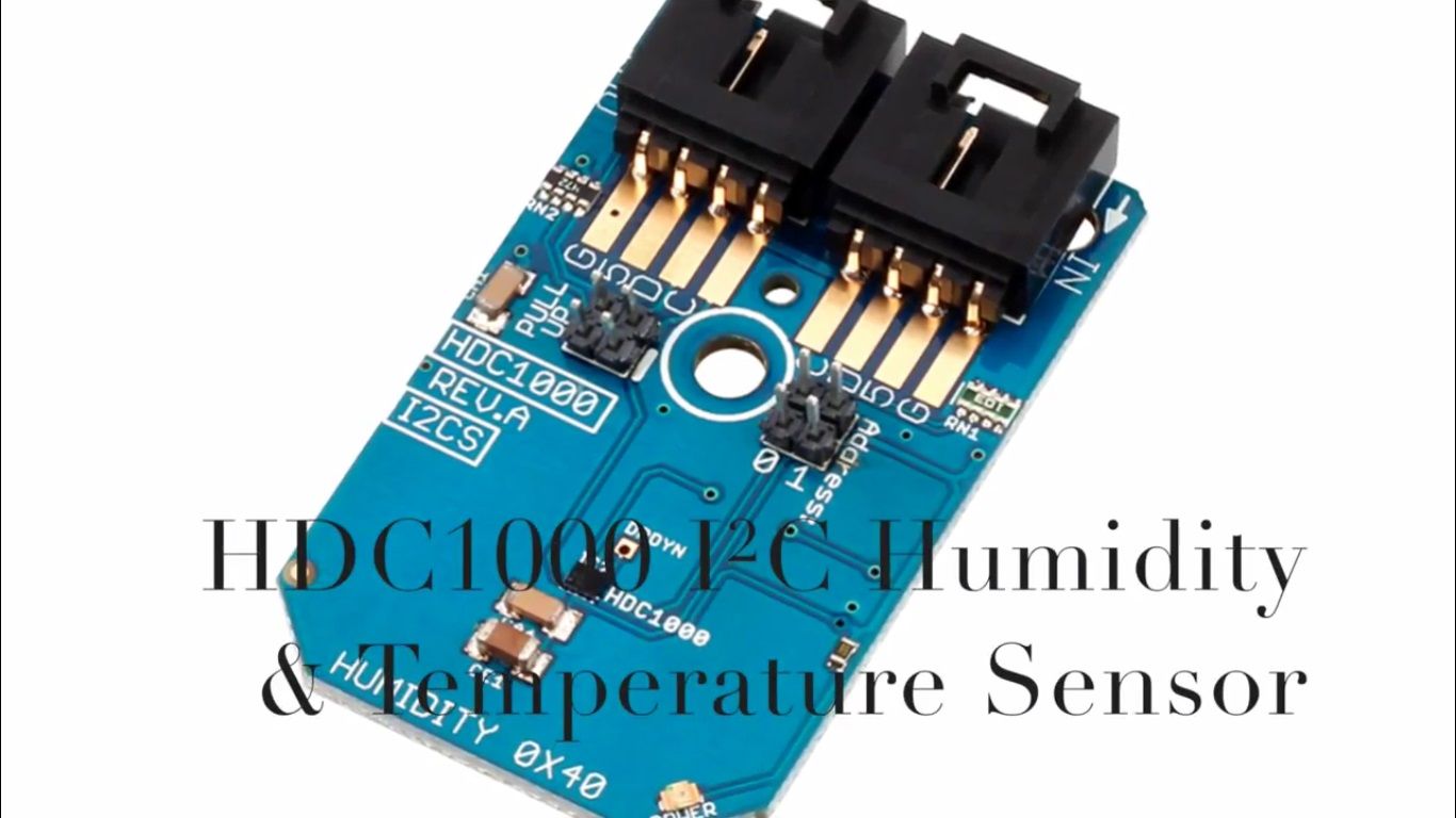 Measurement of Temperature and Humidity Using HDC1000 and Arduino Nano ...