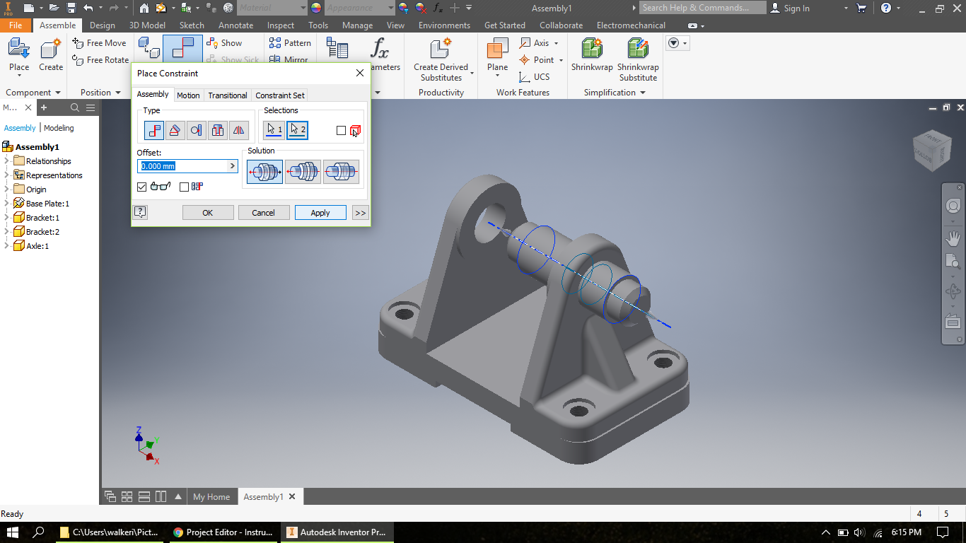 How to Create an Assembly in Inventor : 20 Steps - Instructables
