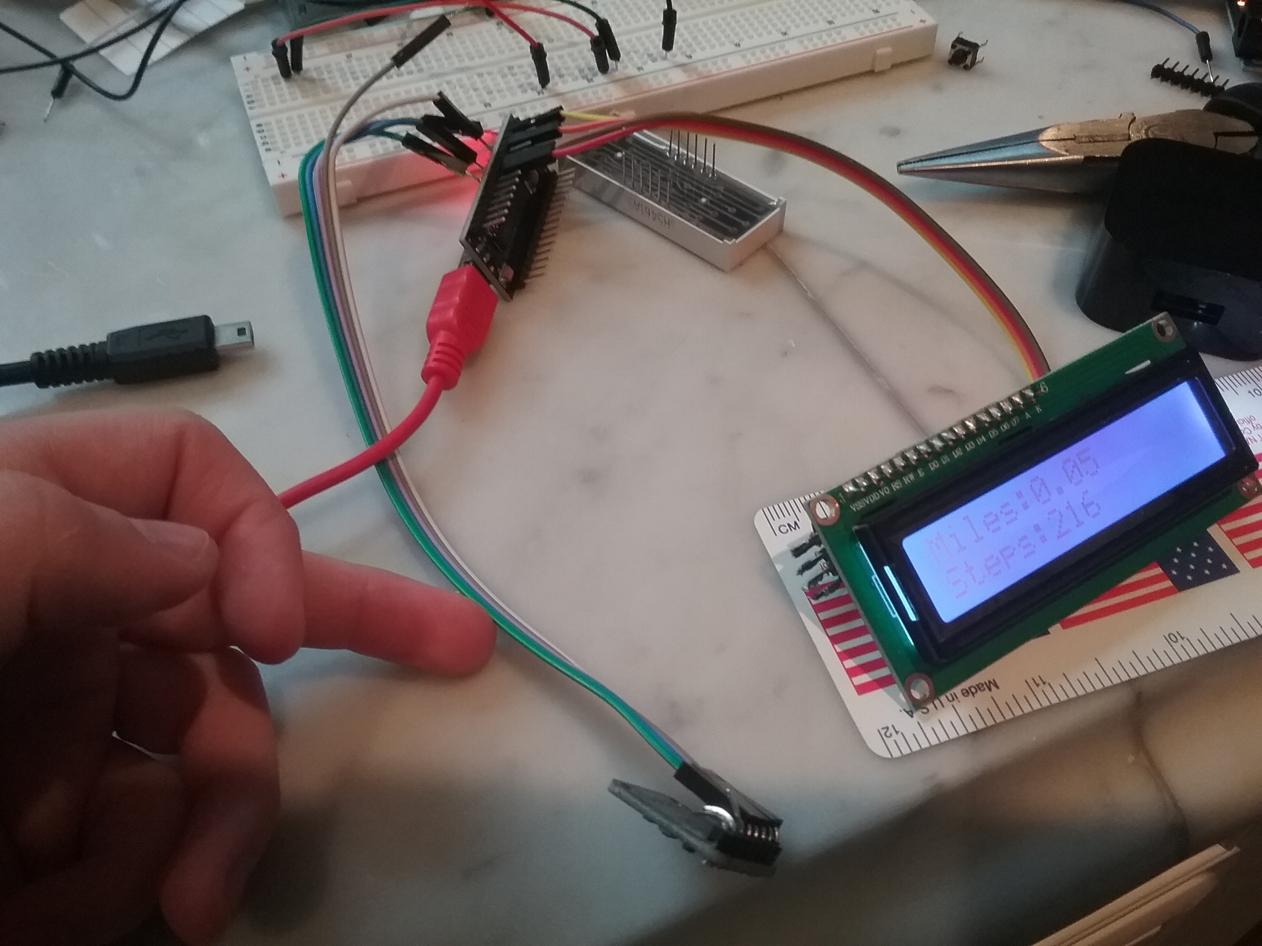 Aerobic Arduino - a $15 Fitness Tracker Power by an Arduino : 9 Steps ...