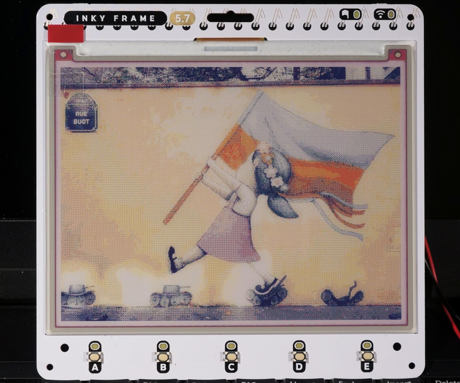 Pimoroni Inky Frame Comparison - 4 Inch Vs 5.7 Inch : 18 Steps (with ...