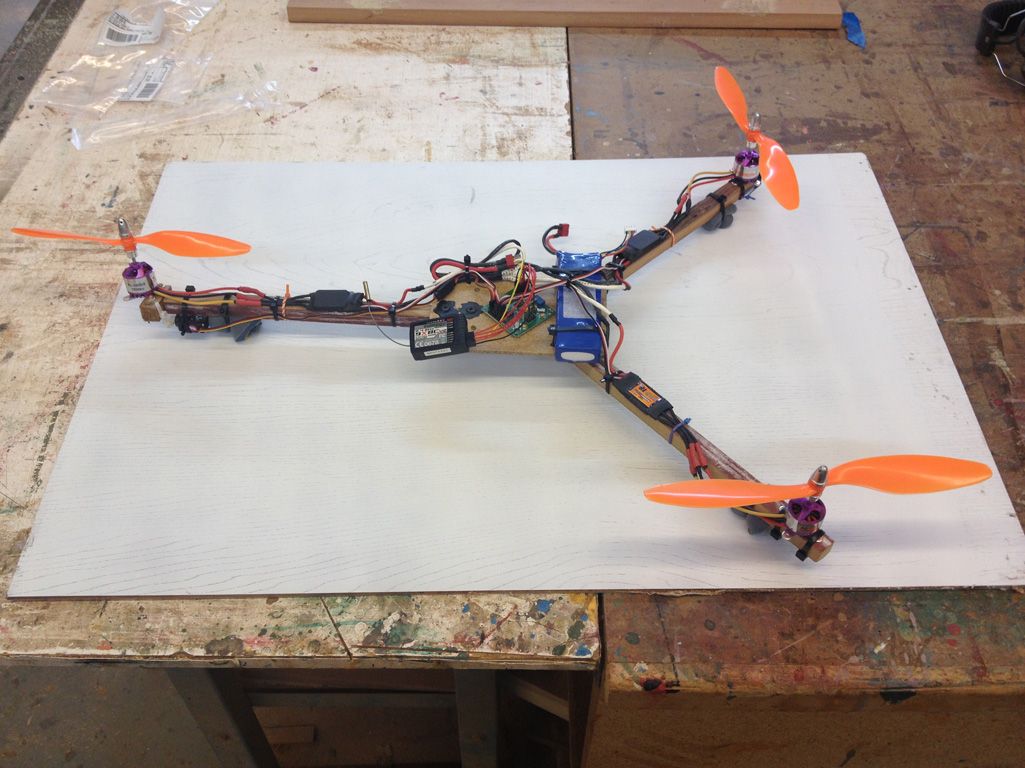 Inexpensive Wooden Tri-copter! : 10 Steps (with Pictures) - Instructables