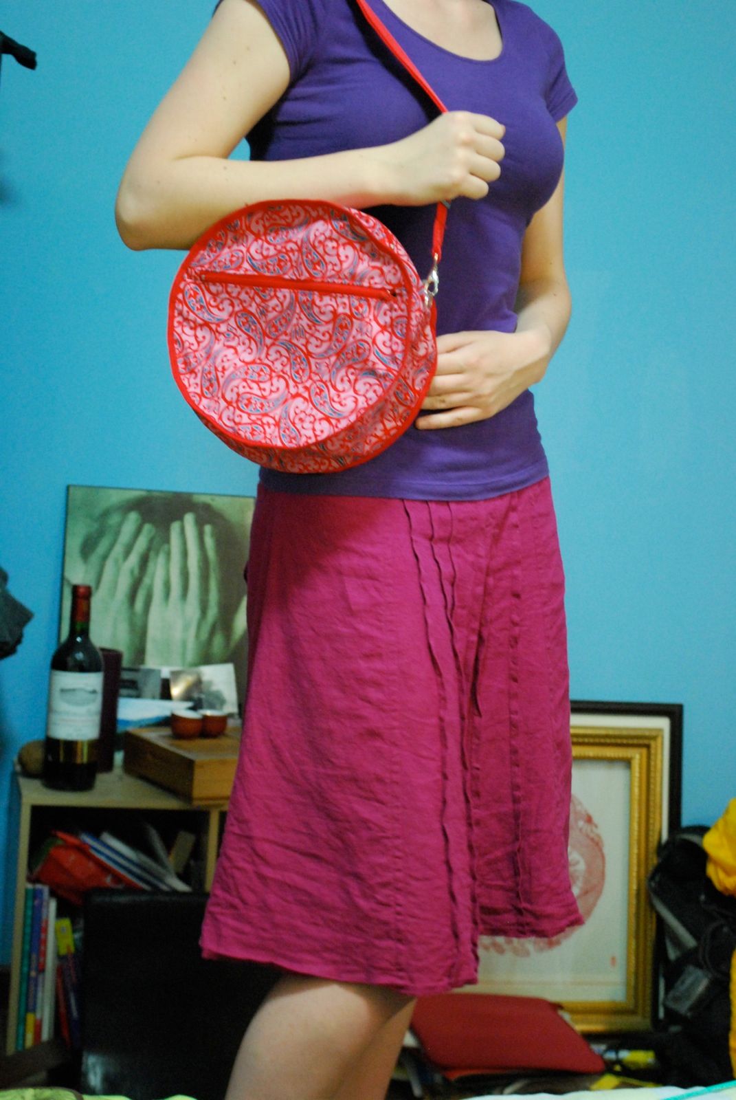 Make a Totally Unusual ROUND, Circular, Non-quadrangular Bag : 15 Steps ...