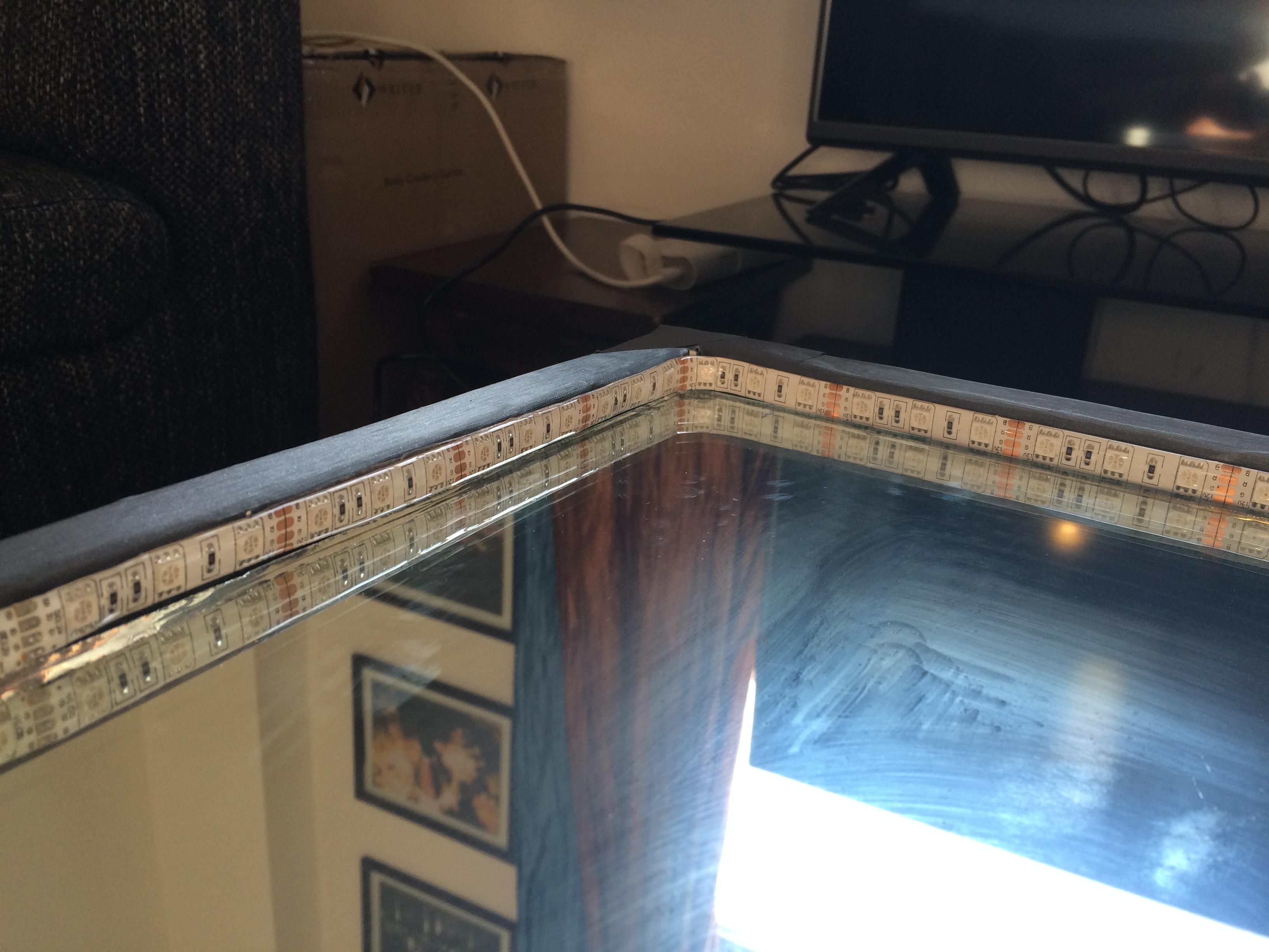 Infinity Mirror Table - the Easy Version : 6 Steps (with Pictures ...