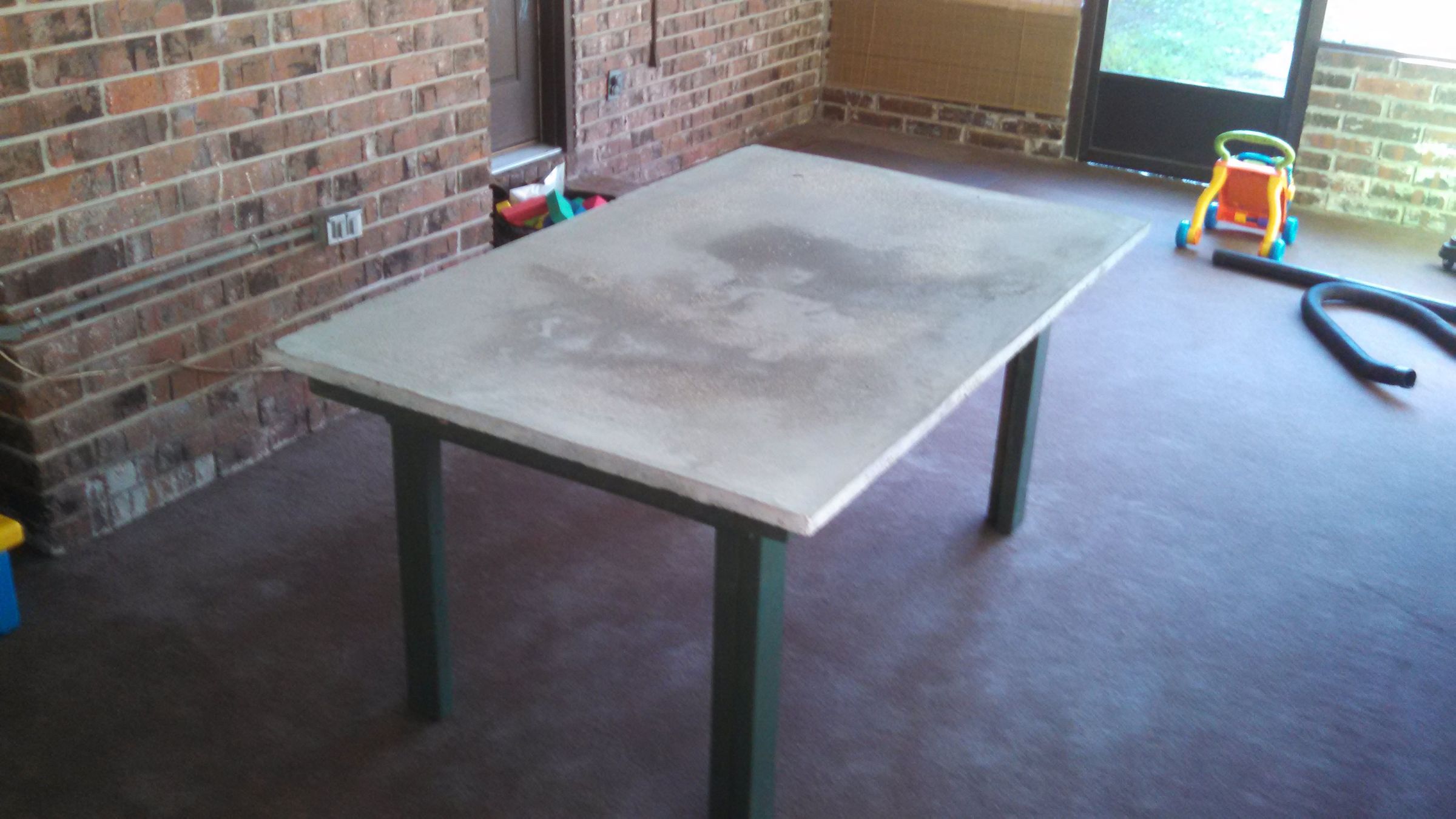 DIY Concrete Game Table Under $100 : 8 Steps (with Pictures ...