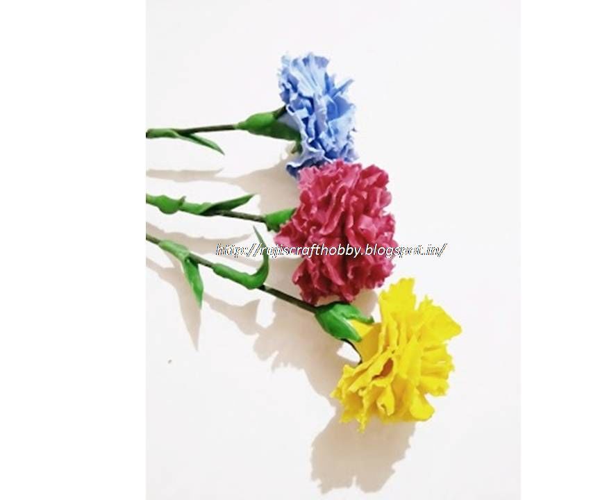 Clay Carnation Flower : 10 Steps (with Pictures) - Instructables