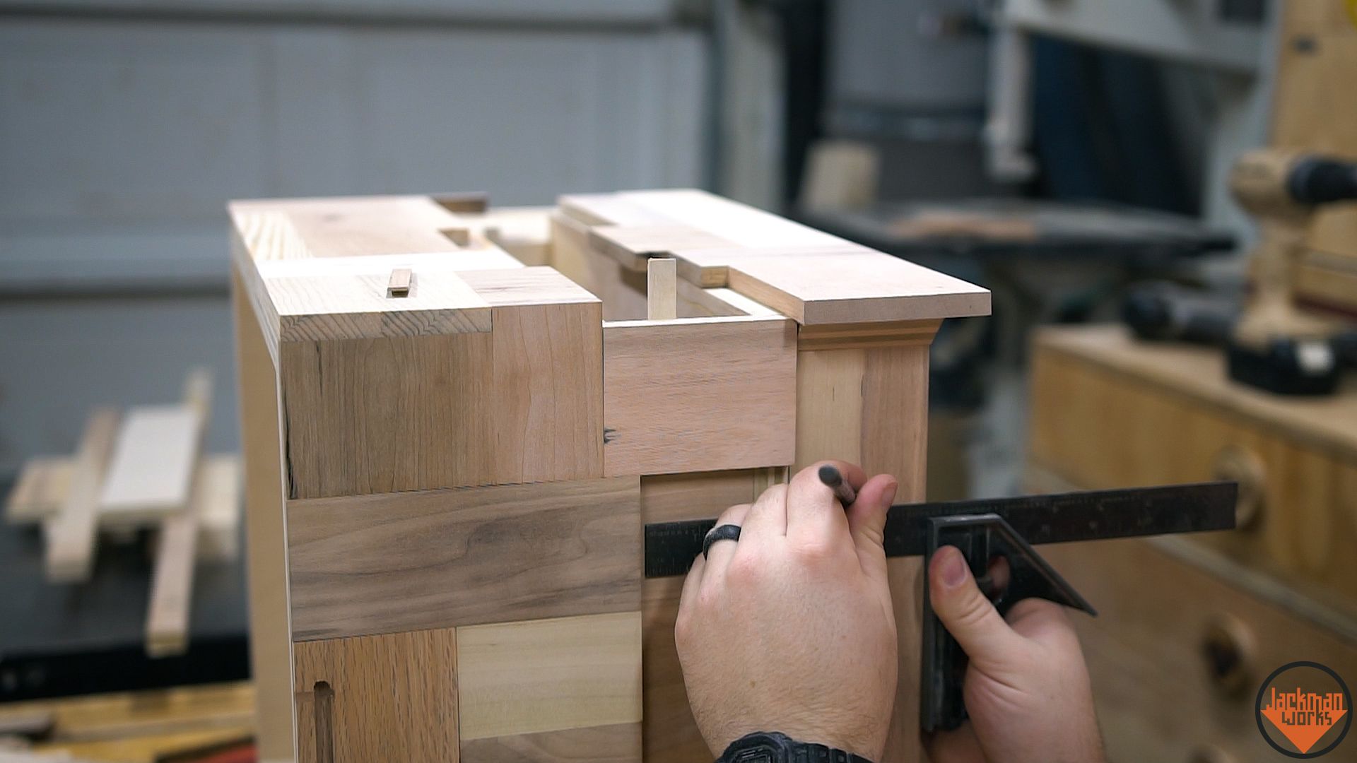 Secret Compartment Shoebox (with Pallet Wood Patchwork Hidden Latch ...