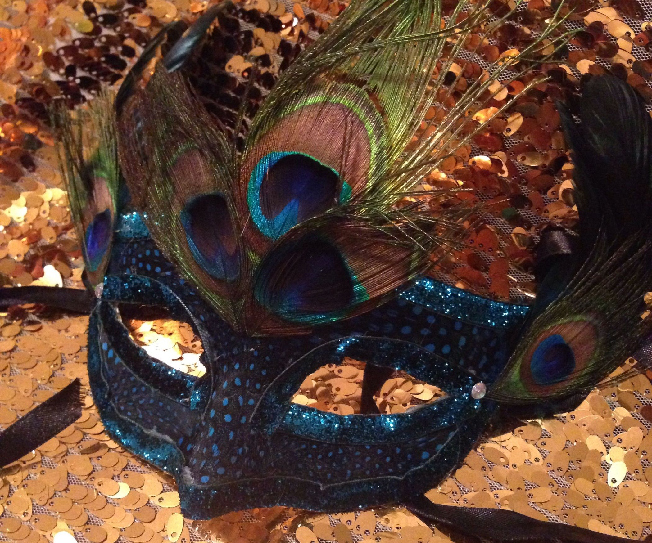 Peacock Masquerade Mask