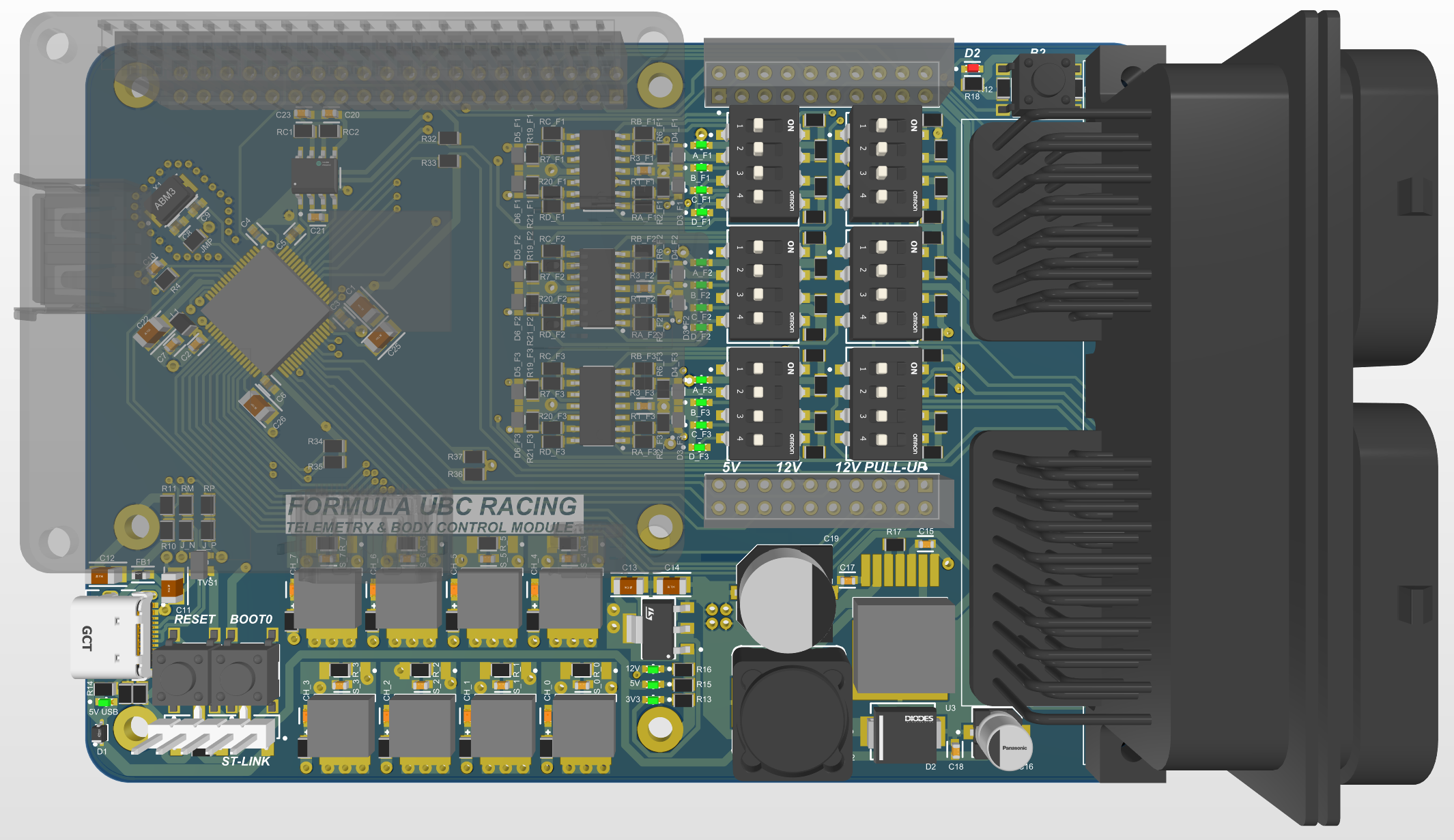 Telemetry & Body Control Module | Formula UBC SAE | STM32/Raspberry Pi ...