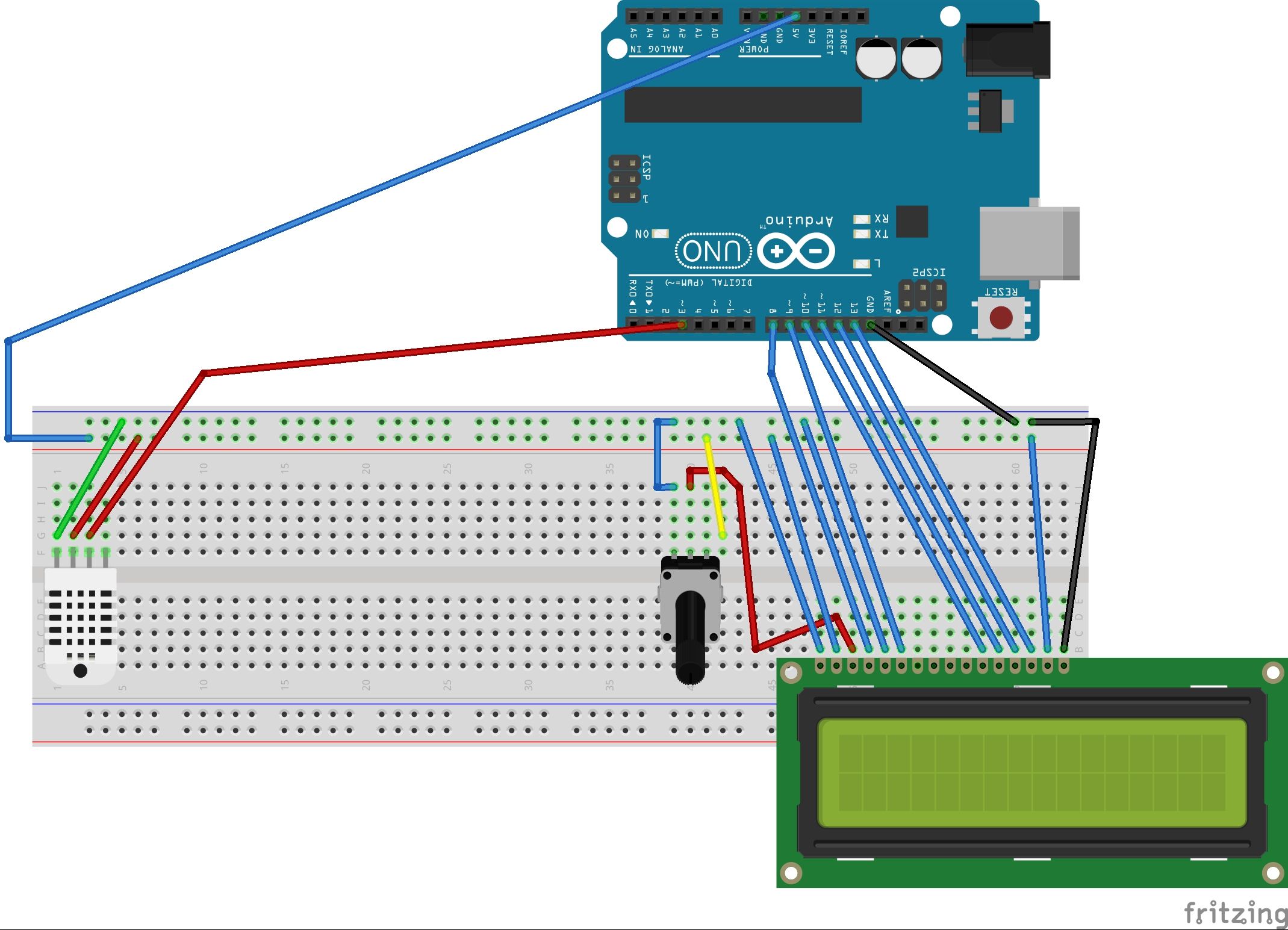 Project Uno-Basic Room Temp Sensor : 3 Steps - Instructables