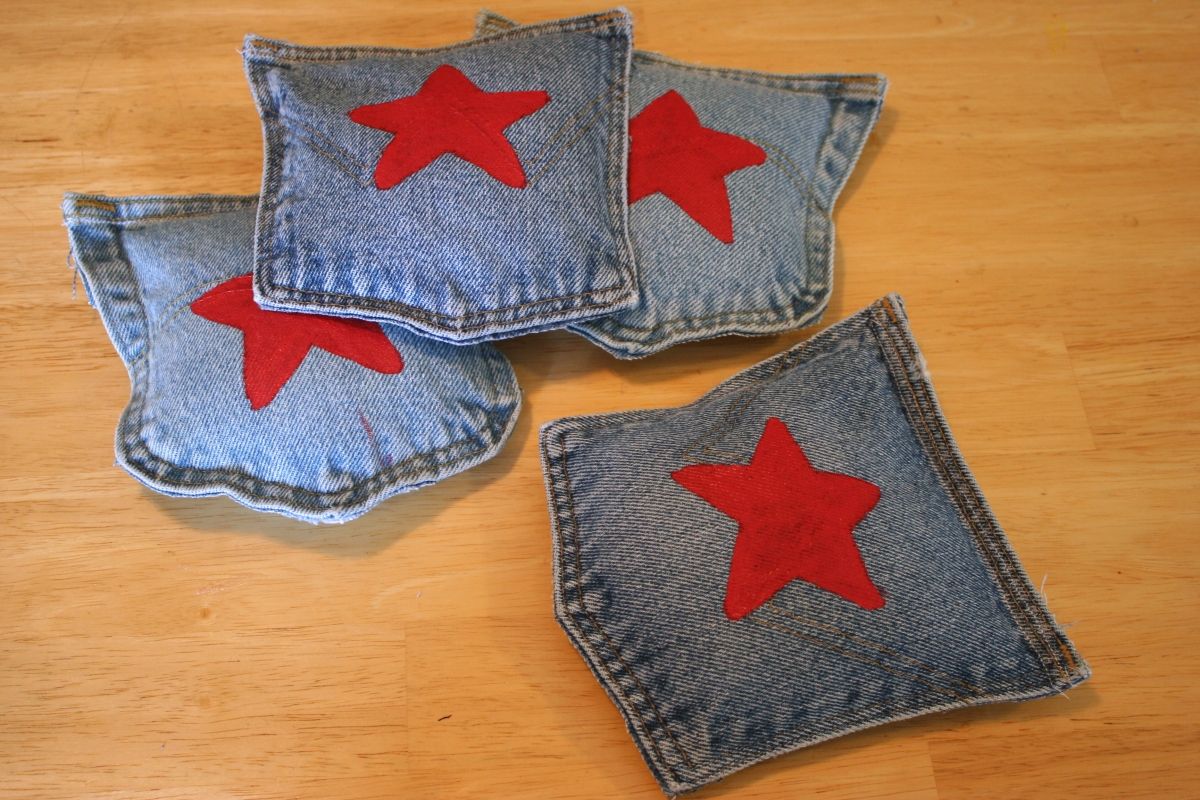Sew Blue Jean Pocket Bean Bags : 6 Steps (with Pictures) - Instructables
