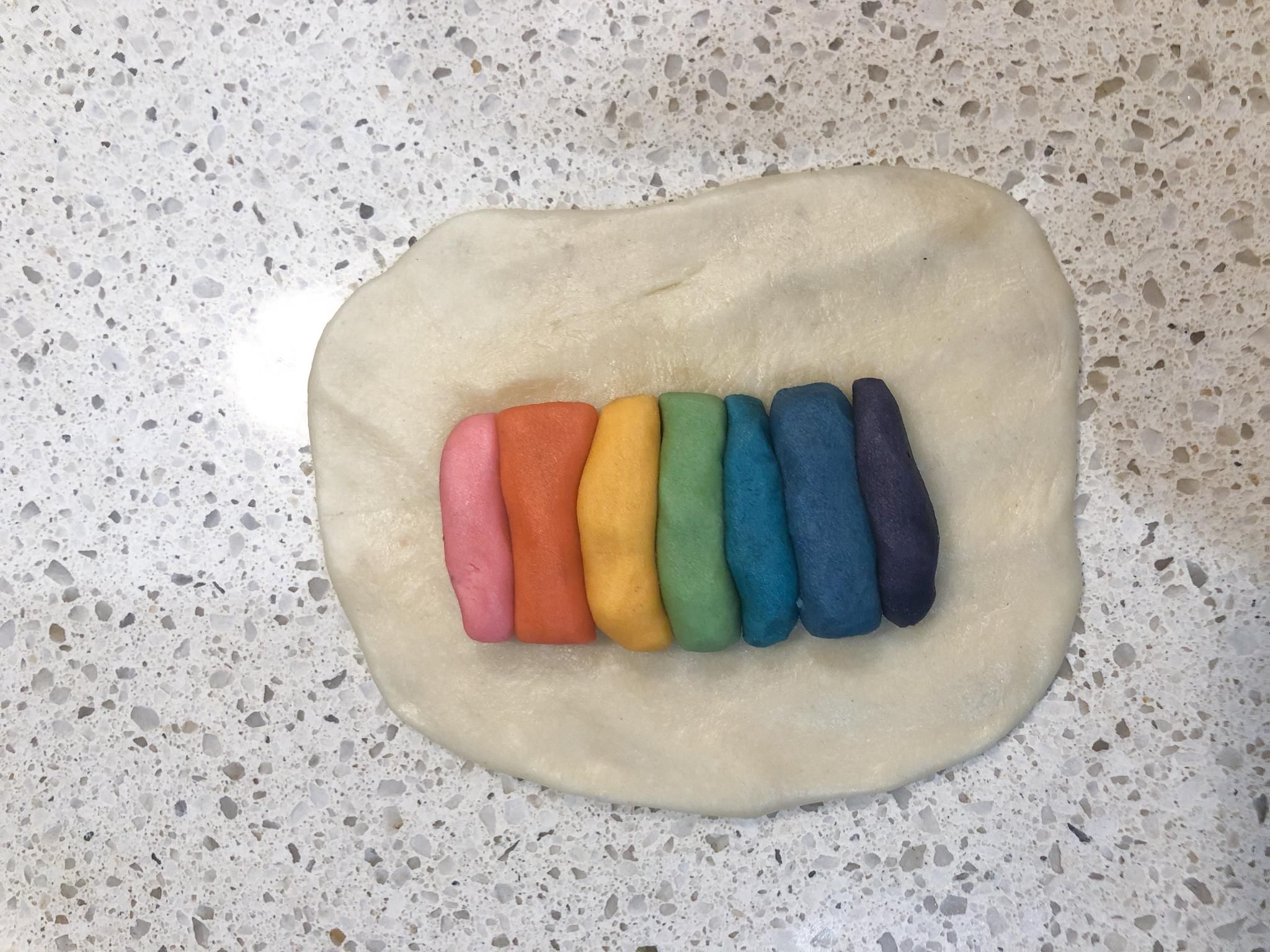 Rainbow Puff Balls With Coconut Filling : 12 Steps (with Pictures ...