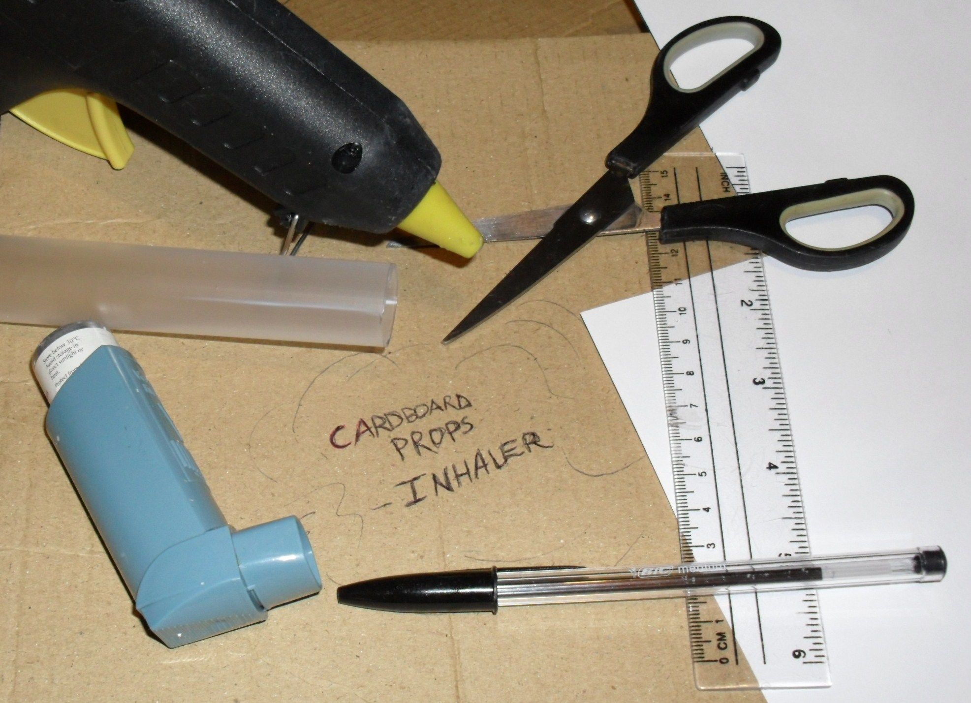 Cardboard Props: Inhaler : 5 Steps - Instructables