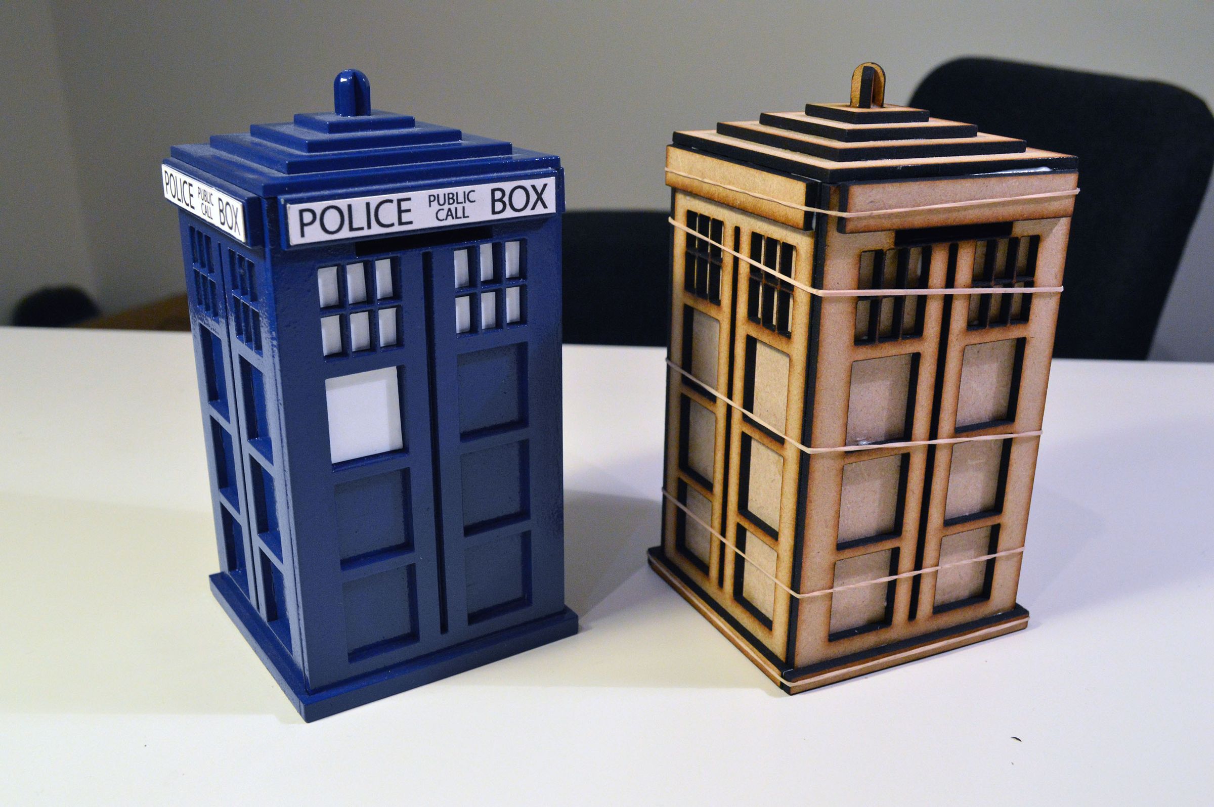 Doctor Who TARDIS Laser Cut Money Box : 8 Steps (with Pictures ...