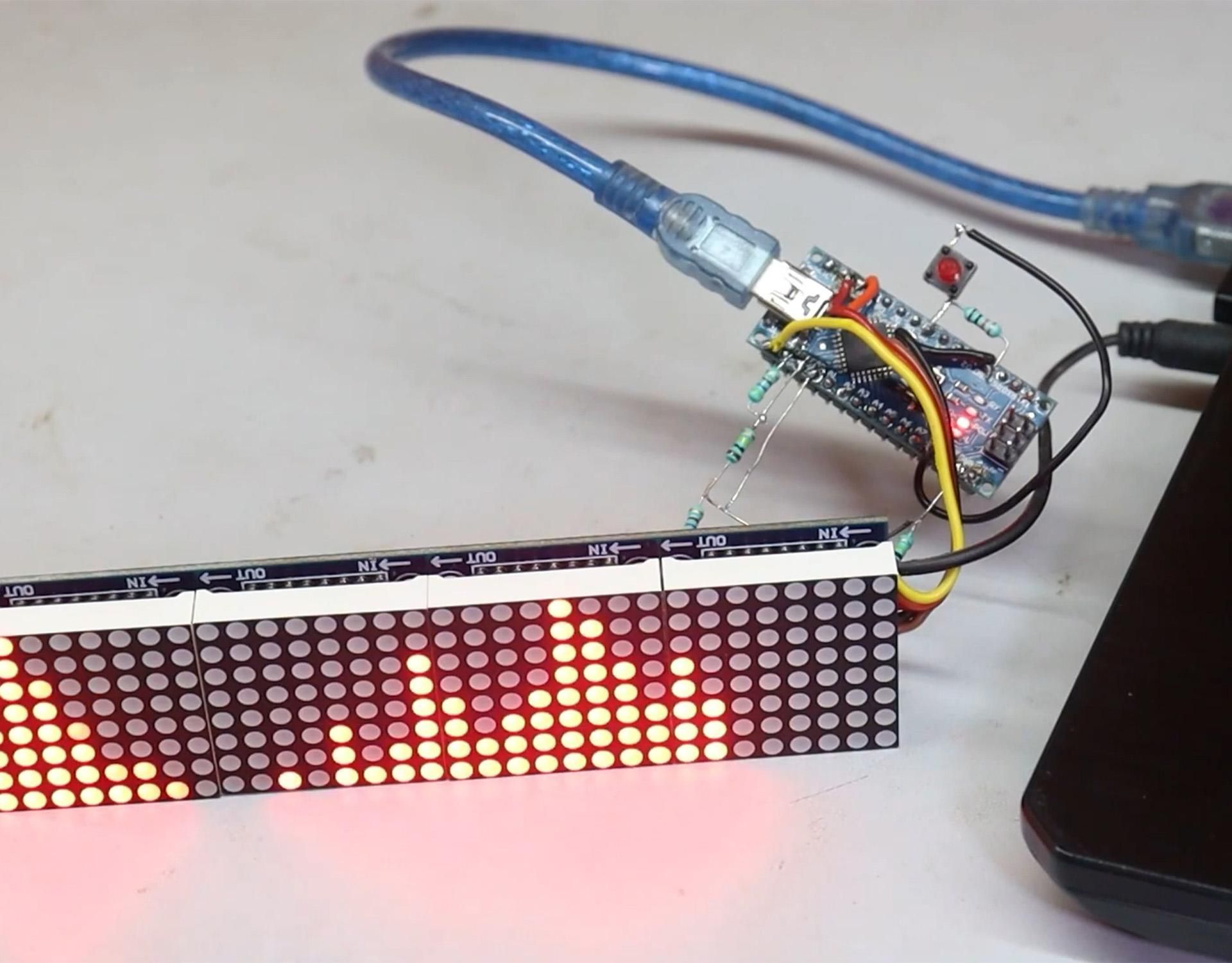 How to Make a 32-Band Music Spectrum Analyzer Using MAX7219 LED Display ...