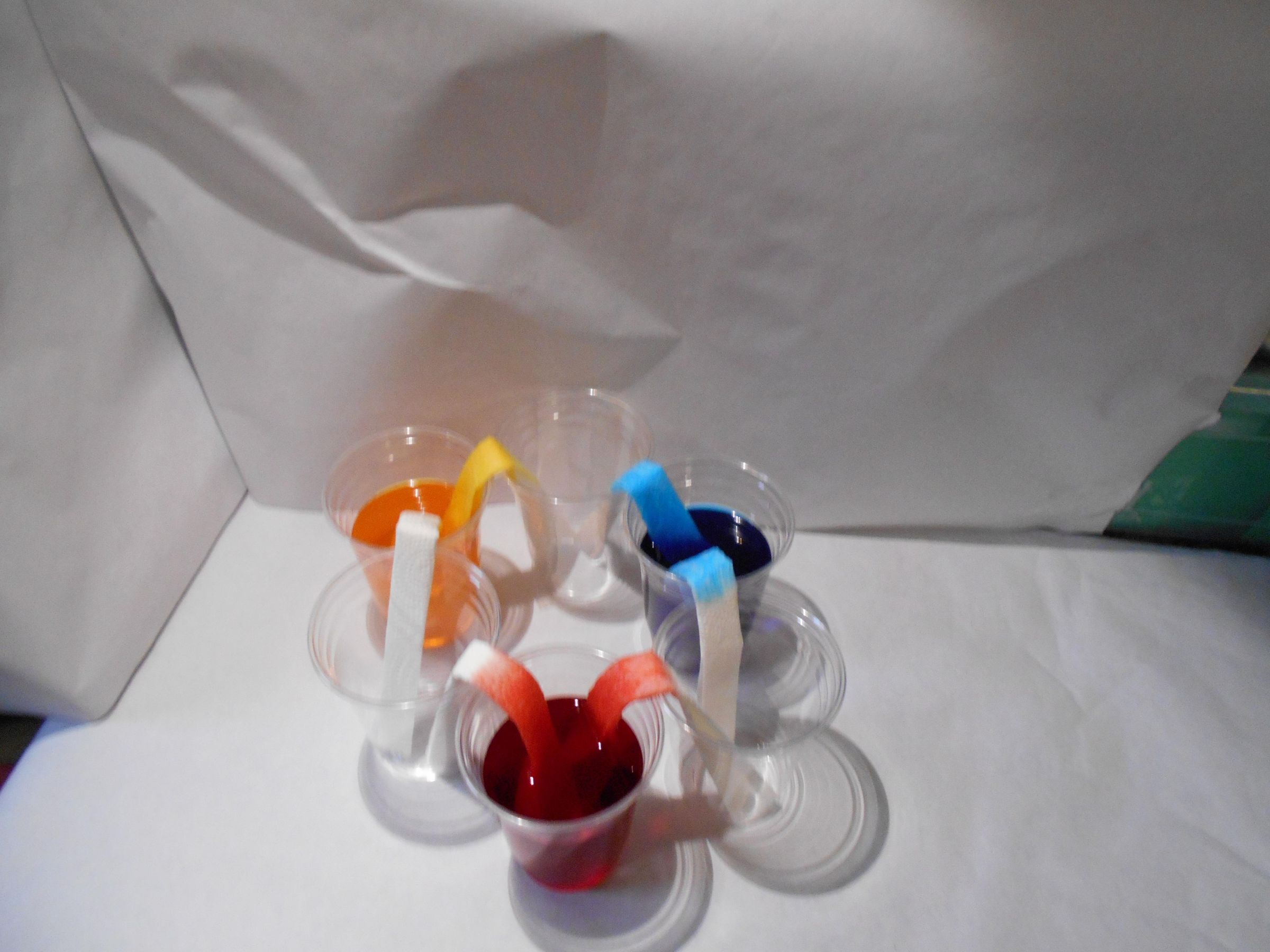 Easy Magical Walking Rainbow Experiment : 5 Steps (with Pictures ...