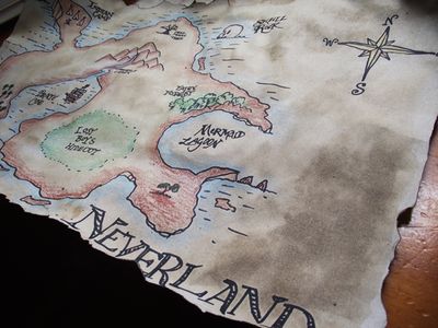 Make an Ancient-Looking Map of Neverland : 5 Steps (with Pictures ...