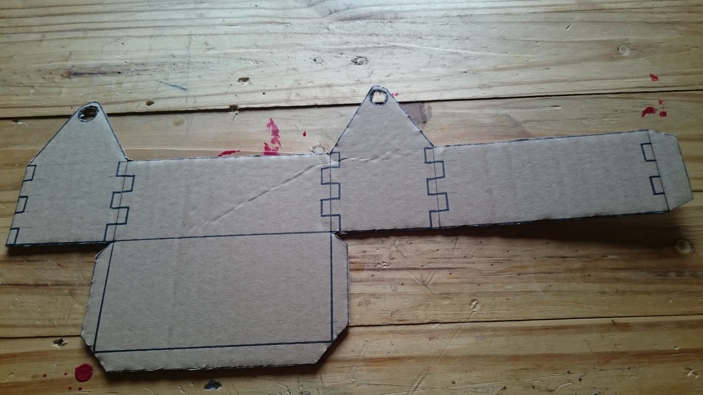 Father's Day Gift Box Toolbox From Cardboard : 5 Steps (with Pictures ...