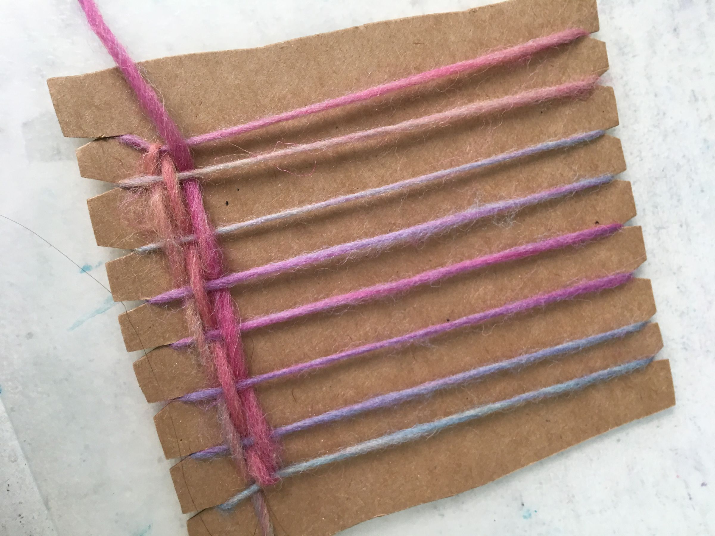 How to Weave Without a Real Loom : 6 Steps - Instructables