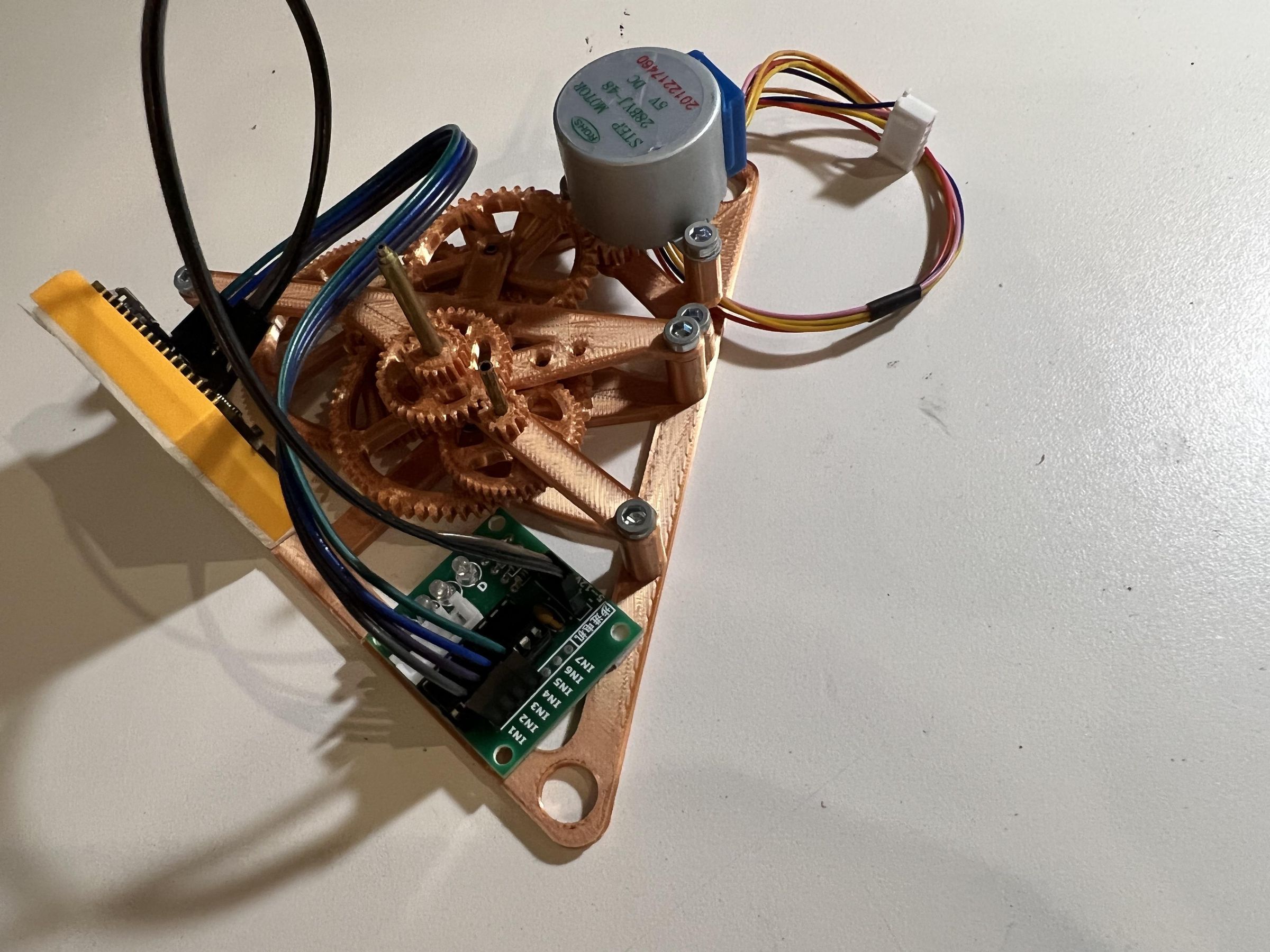 Triangulum - 3D Printed 3-Hand Clock : 16 Steps (with Pictures ...