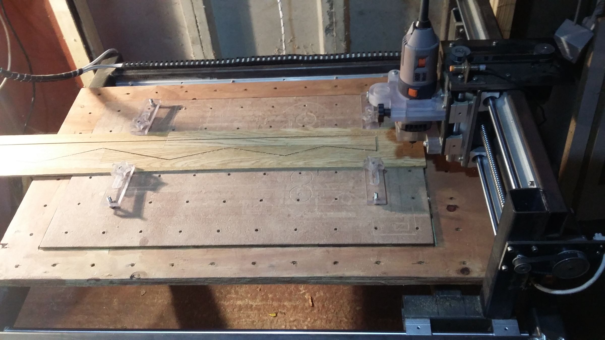 How to Cut Pieces Longer Than Your CNC Router : 5 Steps (with Pictures ...
