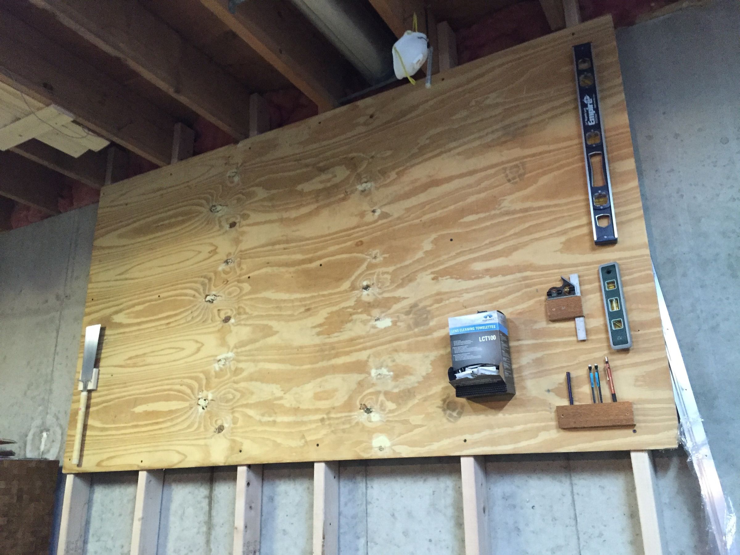 No-drill Studs for Basement Tool Wall : 5 Steps (with Pictures ...