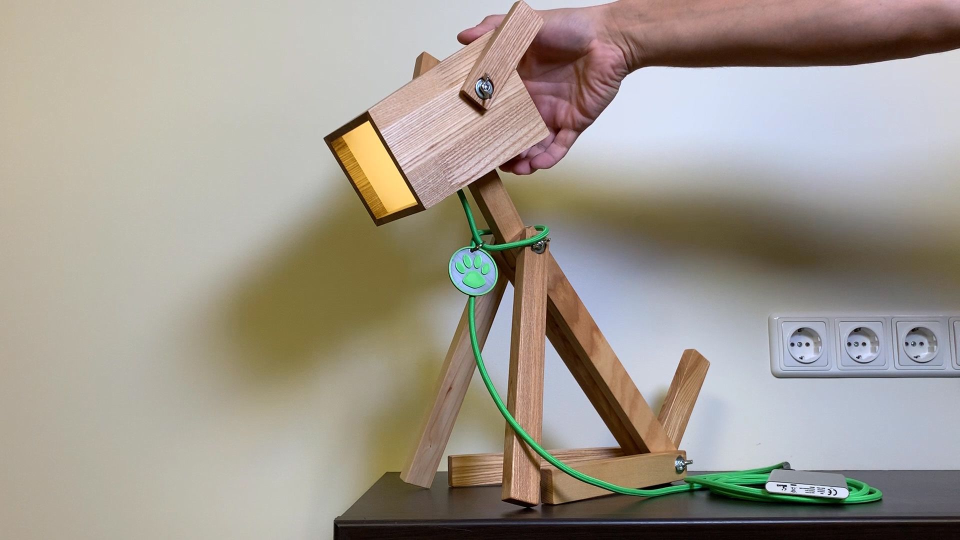 A Wooden Dog LED Lamp : 15 Steps (with Pictures) - Instructables