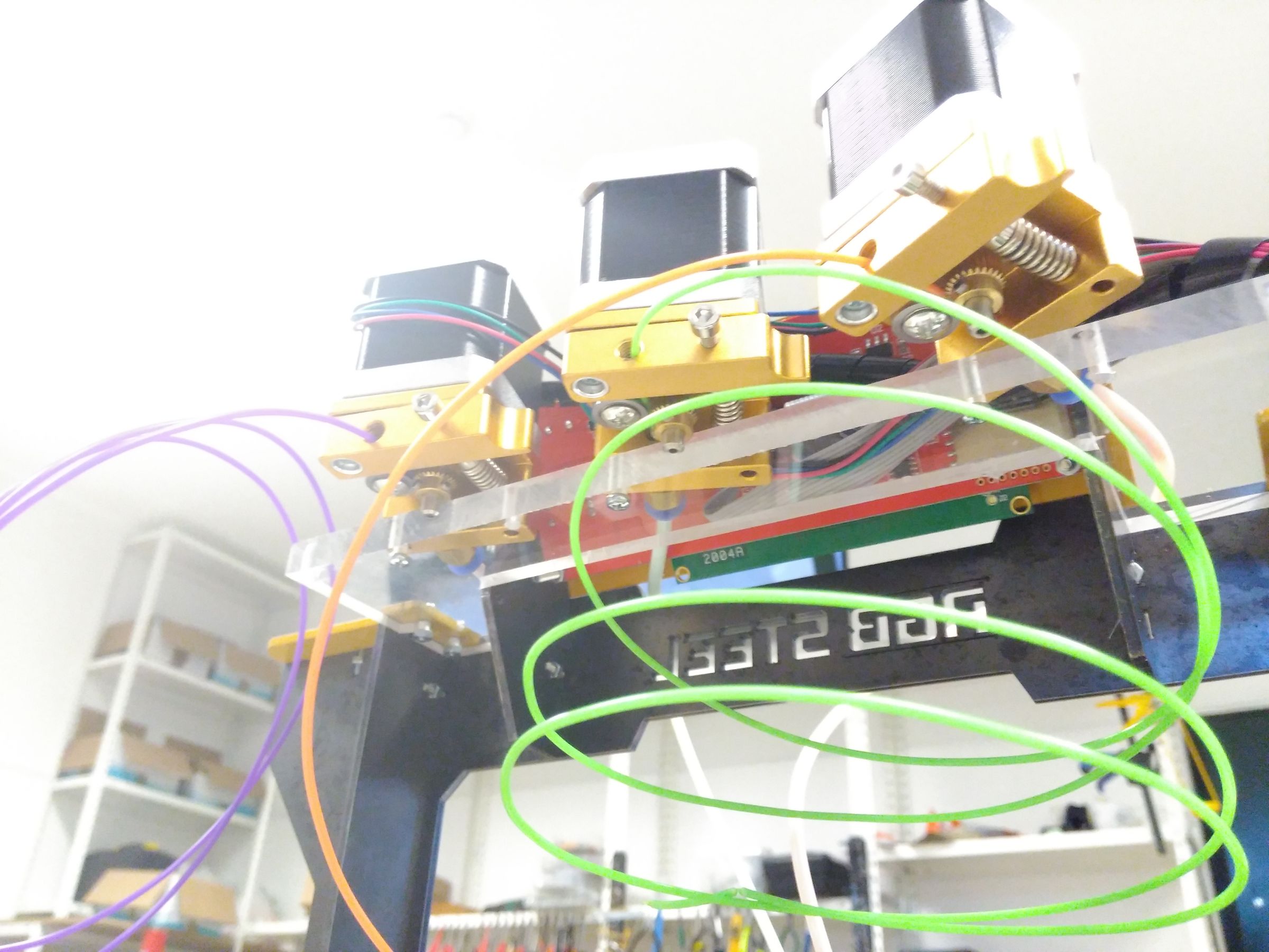 RGB STEEL - Low Cost, Steel Frame, Color Mixing 3D Printer : 19 Steps ...