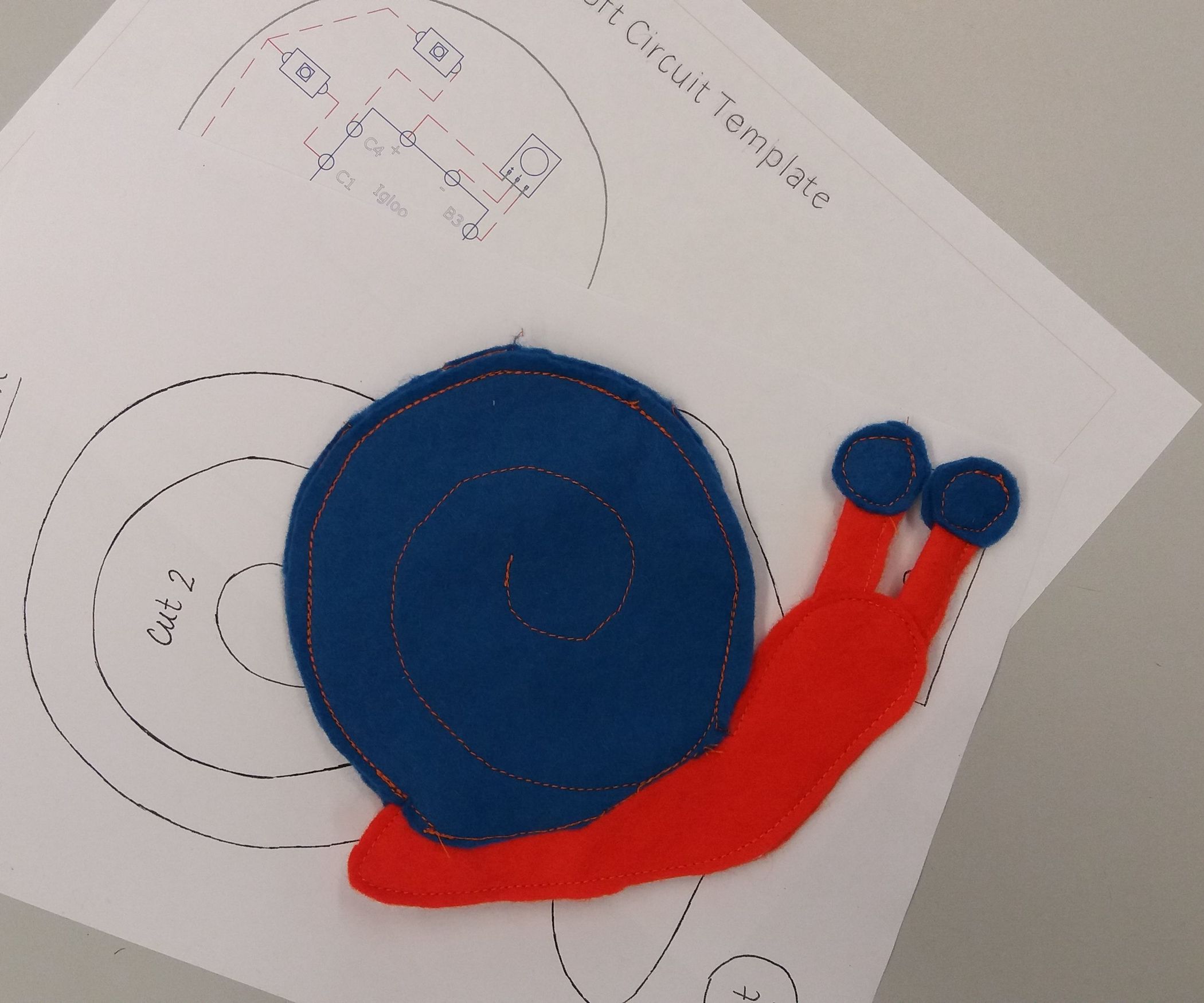 E-Textiles Snail Tutorial : 12 Steps (with Pictures) - Instructables