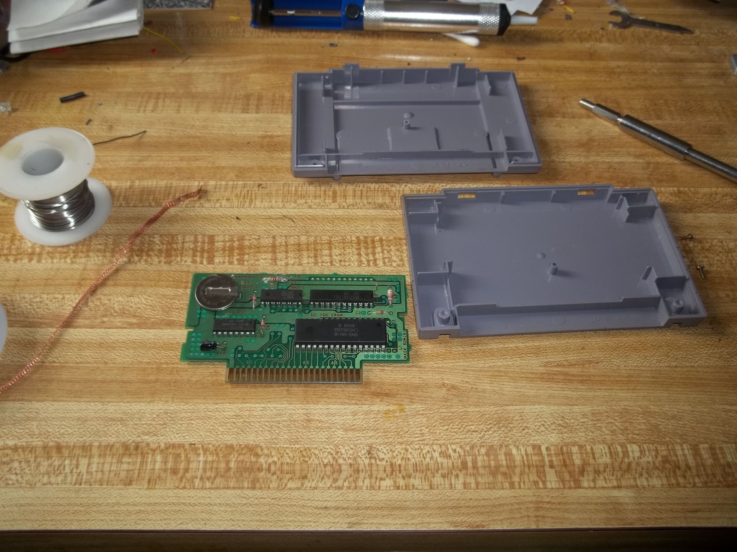 Replacing a CR2032 Snes Cart Battery : 5 Steps (with Pictures ...