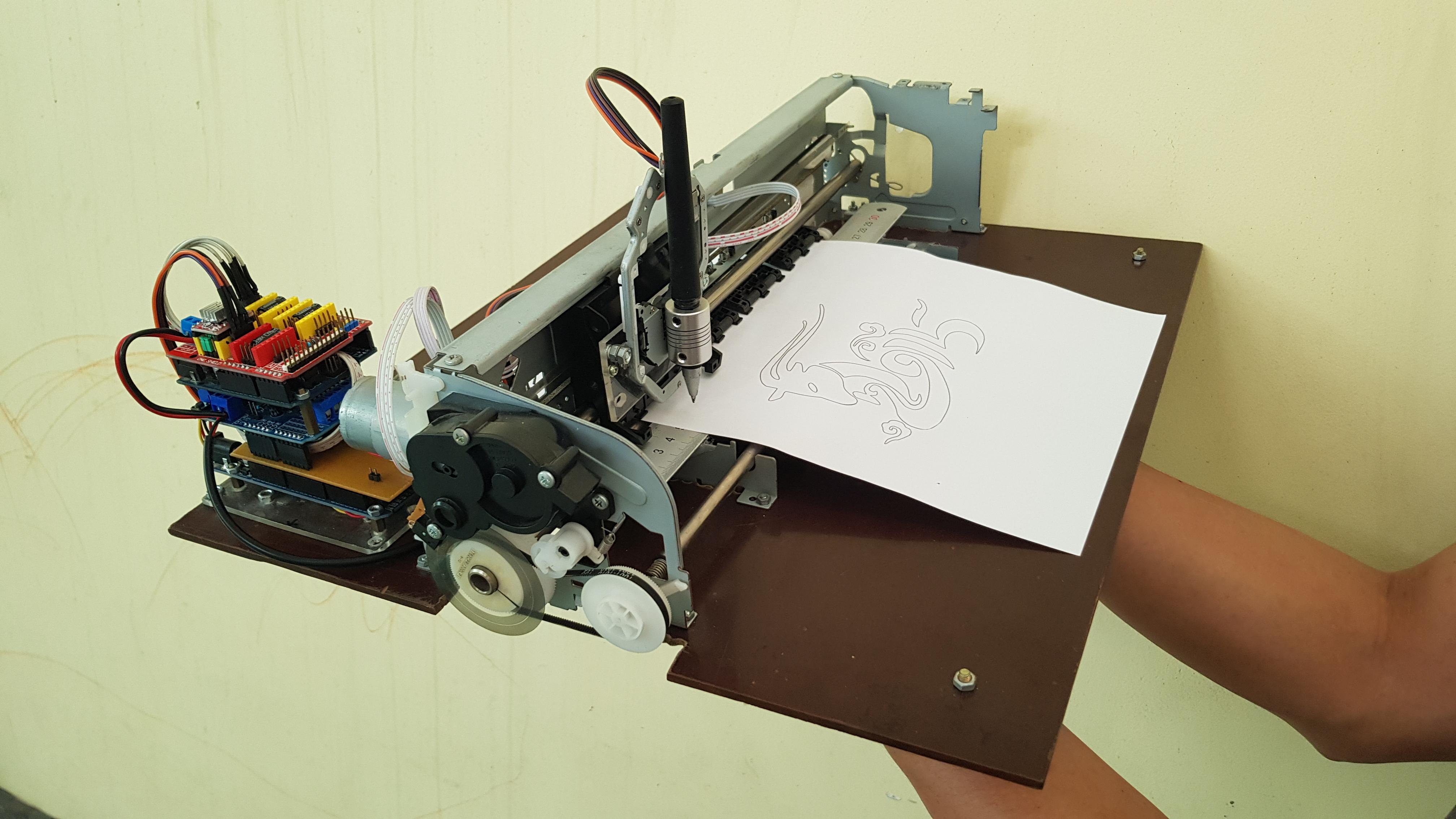 3 AXIS CNC PLOTTER FROM DC MOTORS AND OPTICAL ENCODERS : 15 Steps (with ...