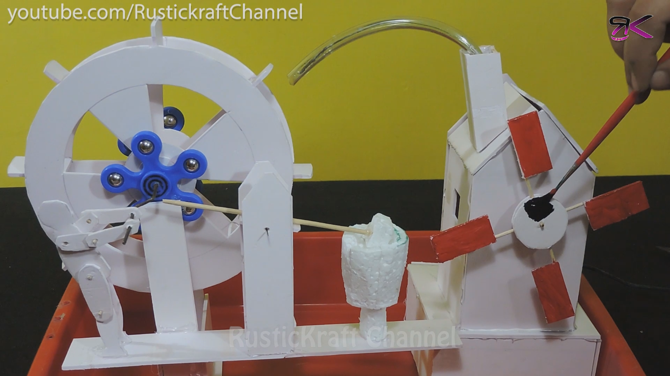 DIY Kinetic Art Water Wheel : 5 Steps - Instructables