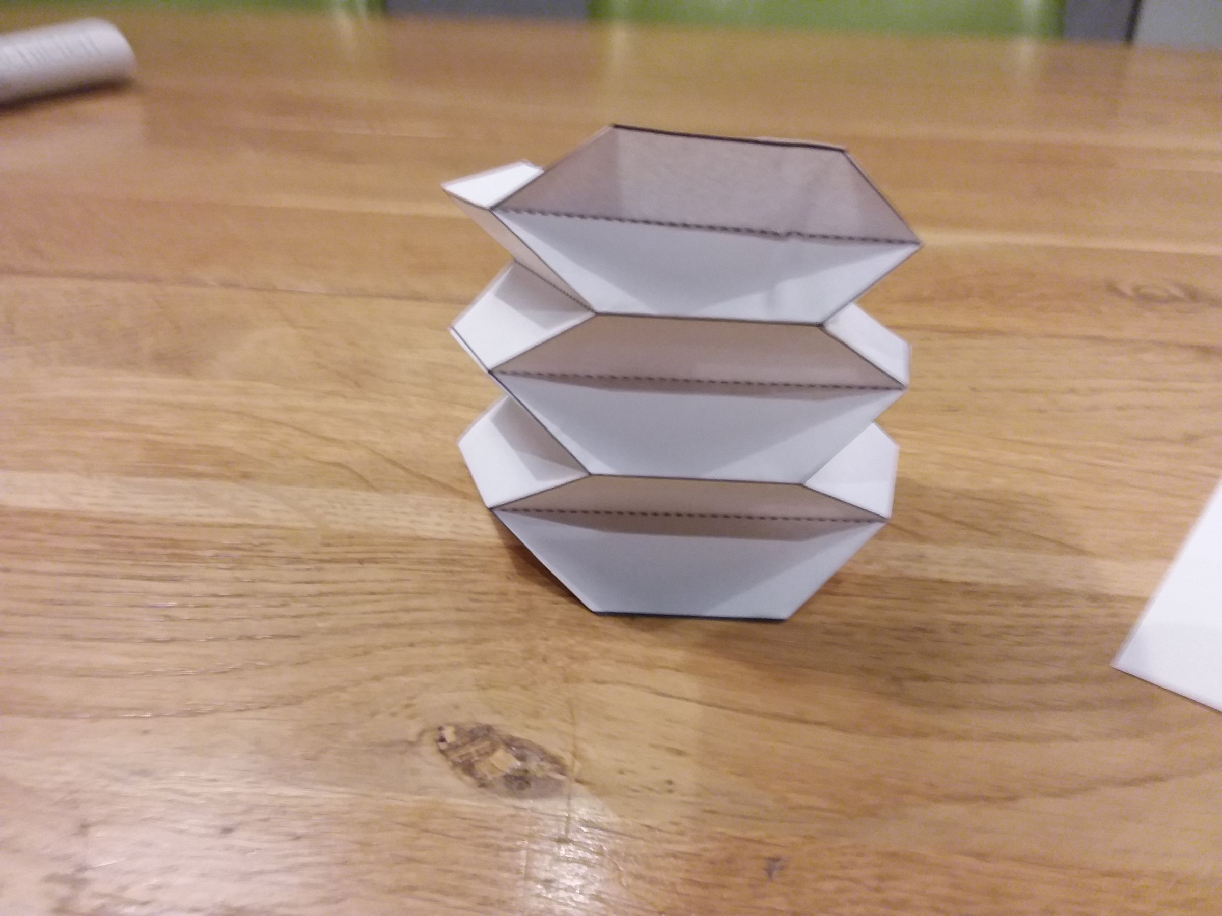 Origami Ballistic Barrier Paper Model : 4 Steps - Instructables