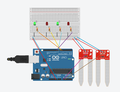 LED Plant Hydration Tracker : 4 Steps (with Pictures) - Instructables