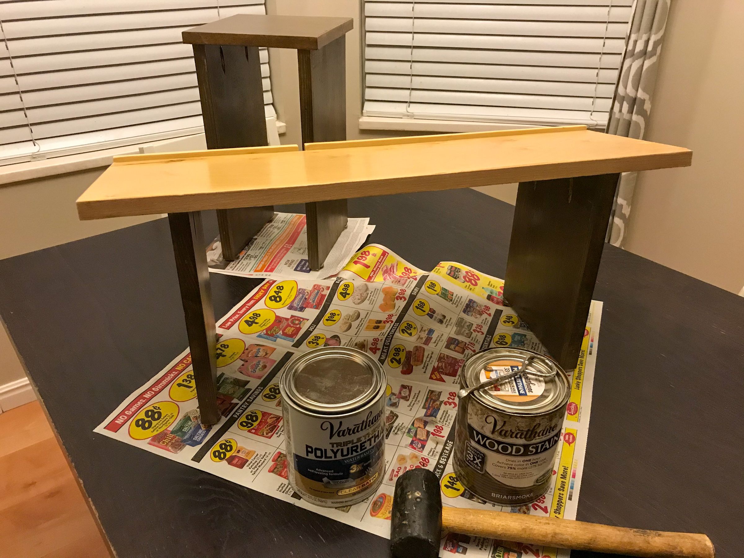 DIY Simple Standing Desk - Keyboard & Monitor Stands : 15 Steps (with ...