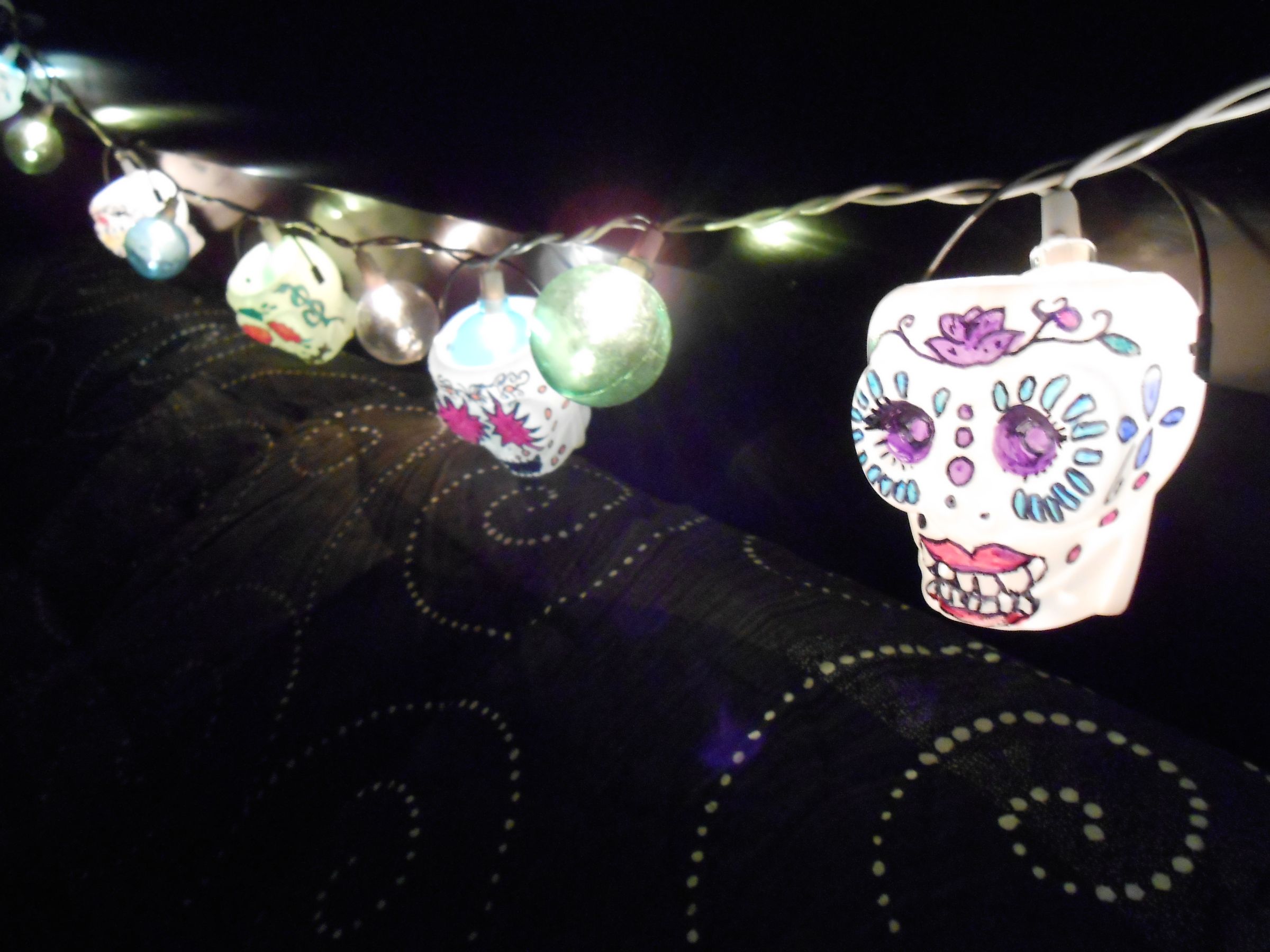Sugar Skull String Lights : 3 Steps (with Pictures) - Instructables