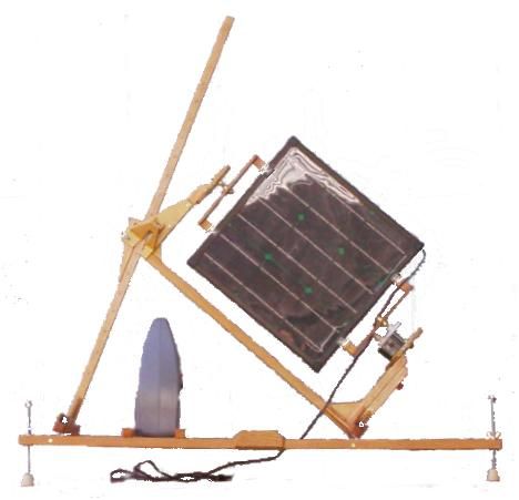 Portable Sun Tracking Solar Panel With a Windup Clock Drive : 7 Steps ...